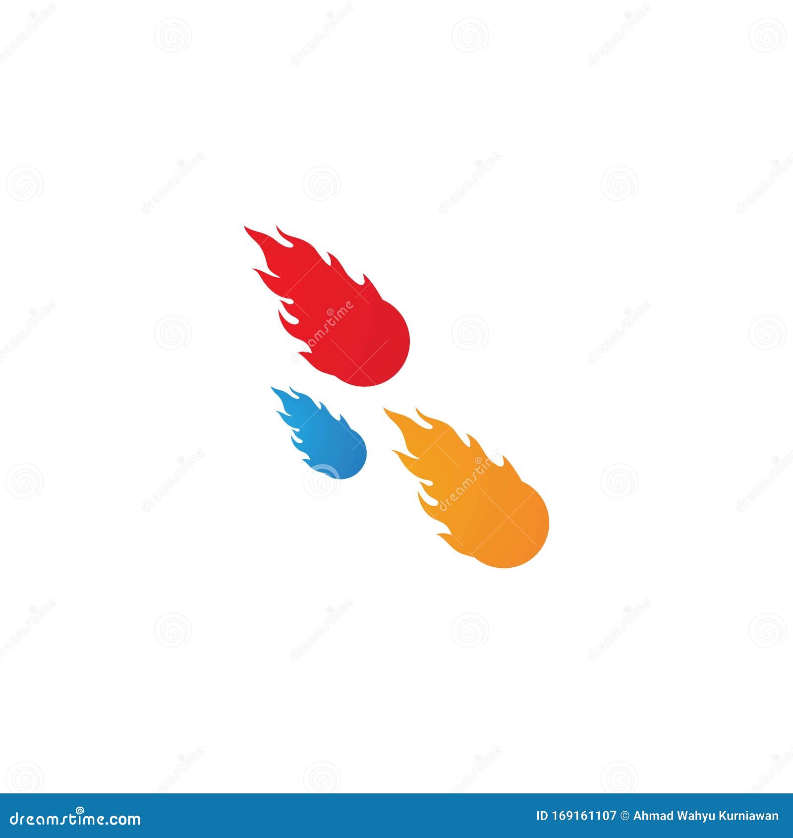 Meteorite Ilustration Logo Vector Stock Vector - Illustration of ...