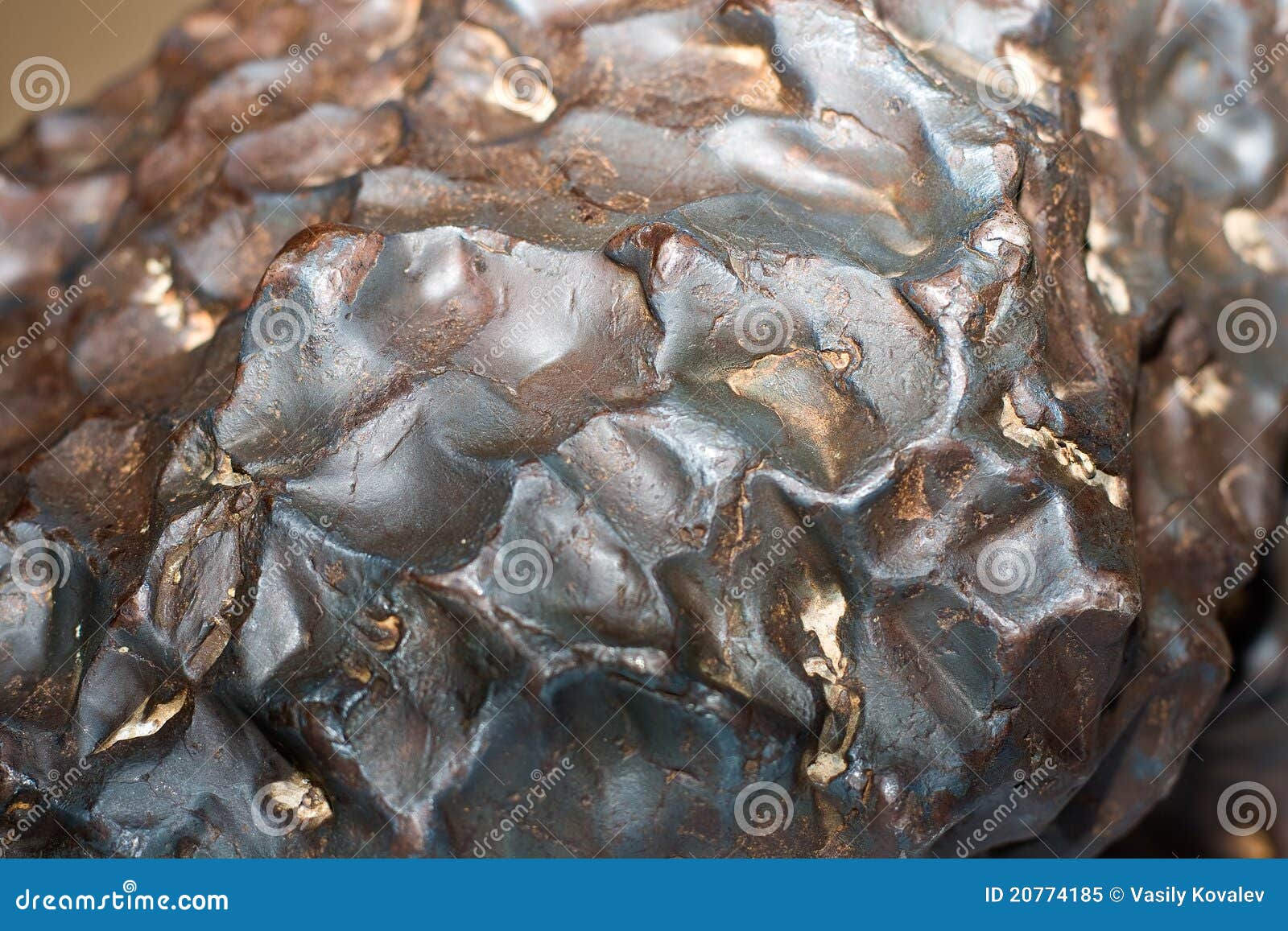 Meteorite Texture Background. Meteorite Surface Close Up Stock ...