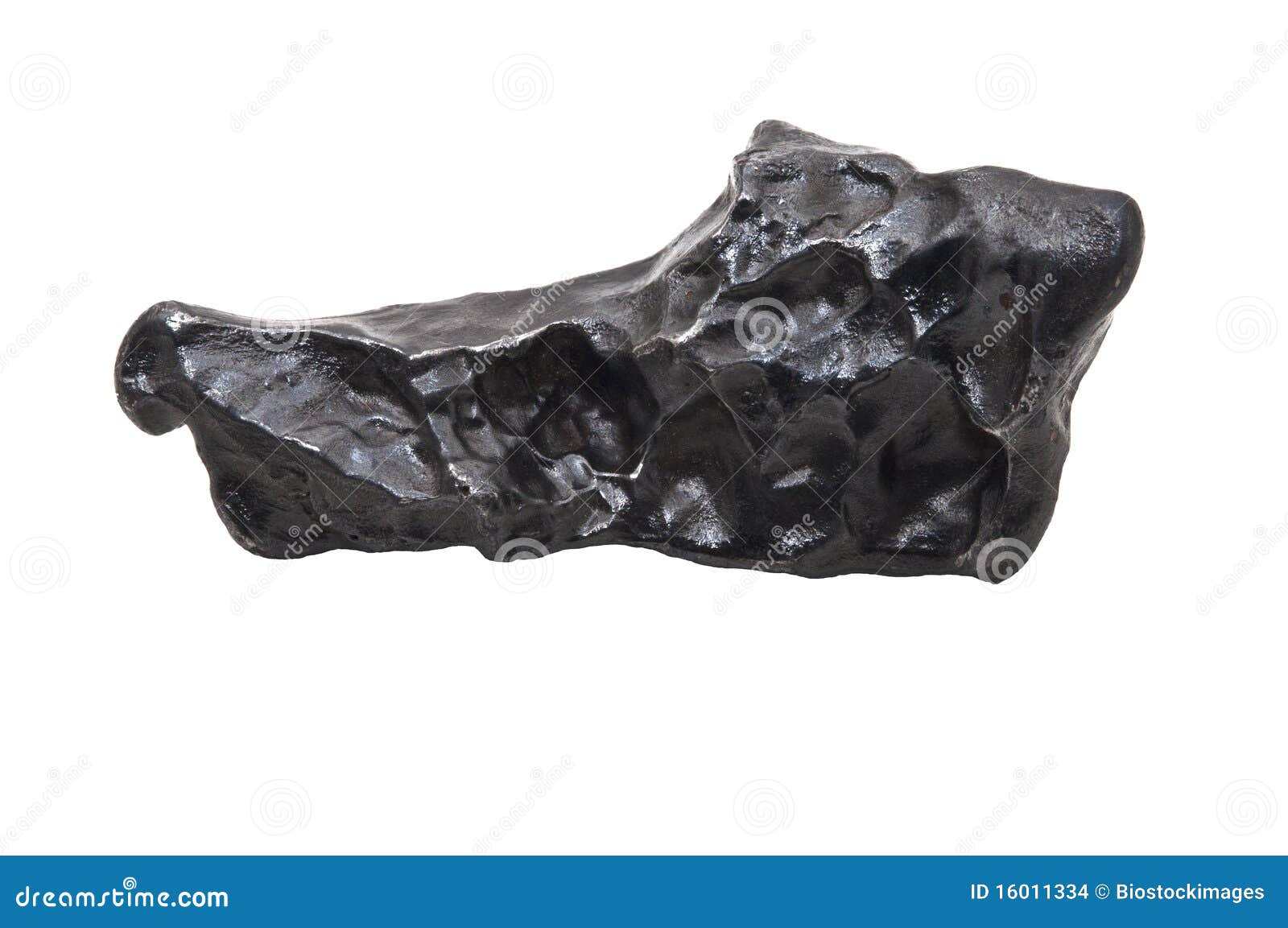 Meteorite on white stock photo. Image of metal, fusion - 16011334