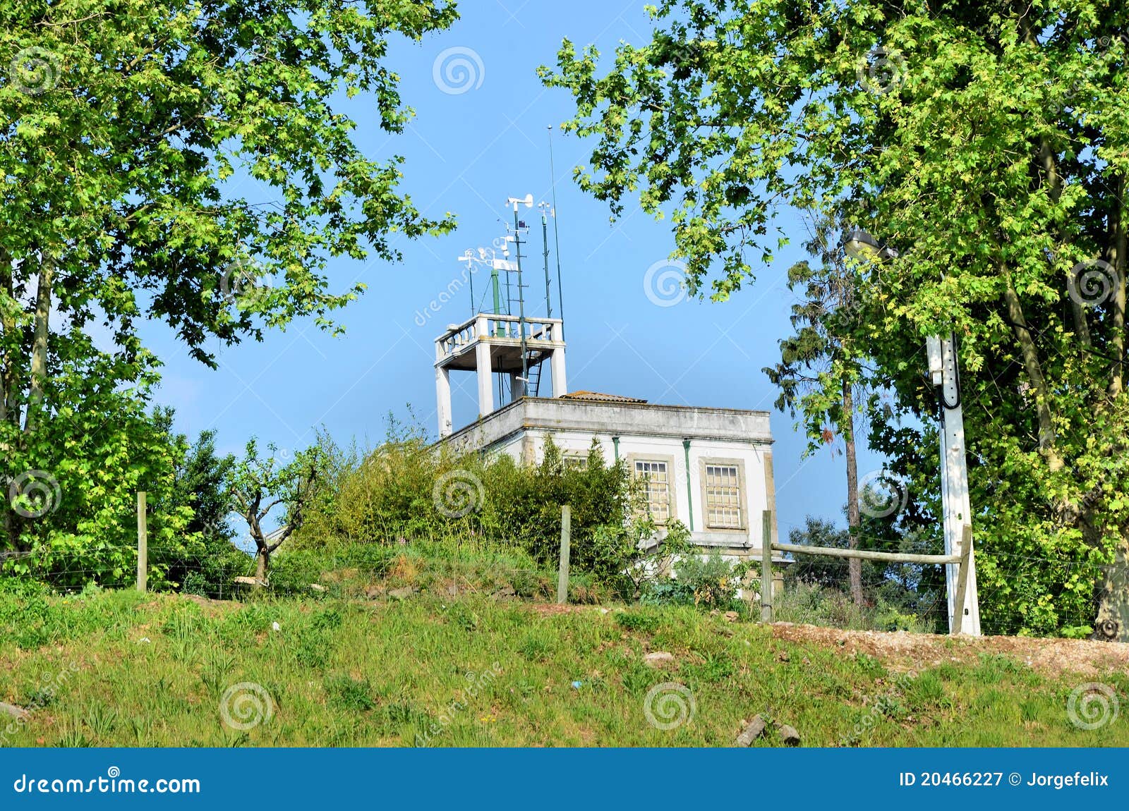 Meteorological observatory stock image. Image of technology - 20466227