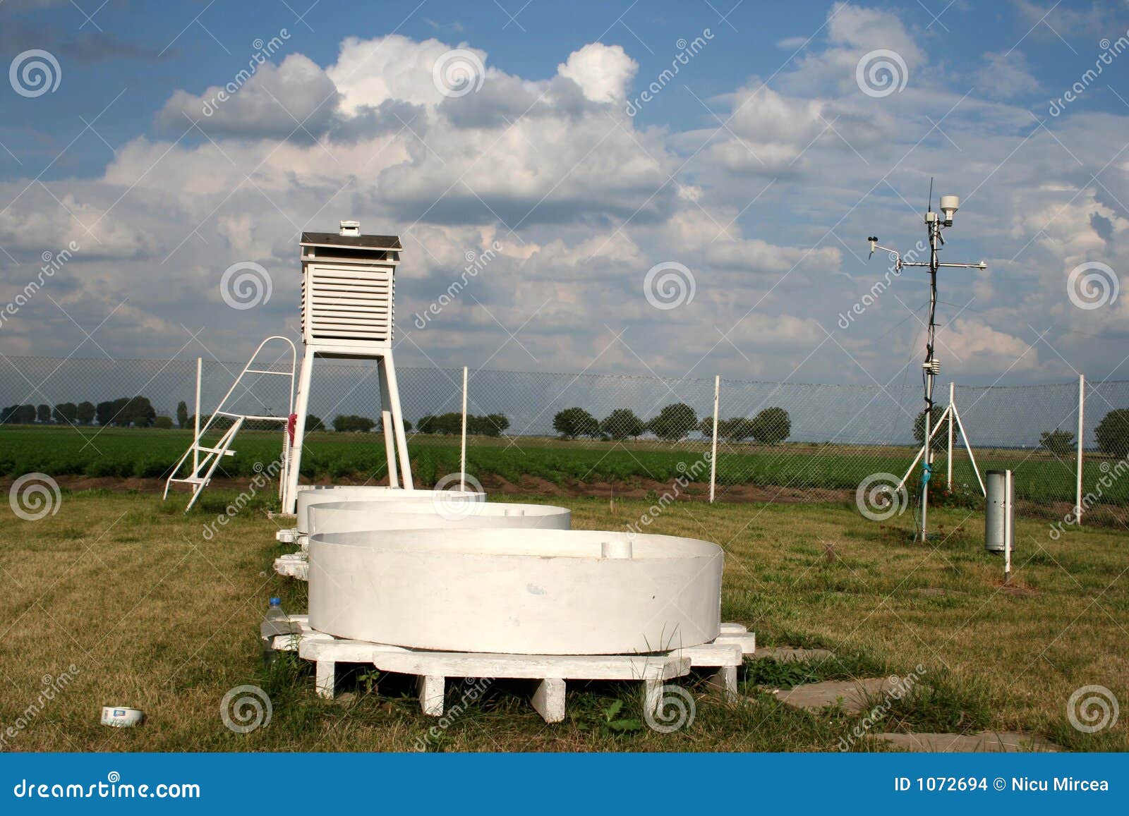 METEOROLOGICAL STATION stock photo. Image of outdoor, activity - 1072694