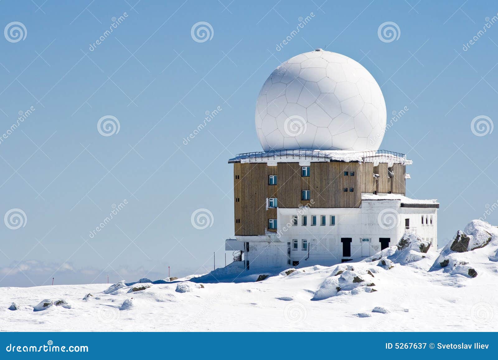 Meteorological station stock image. Image of station, rocks - 5267637