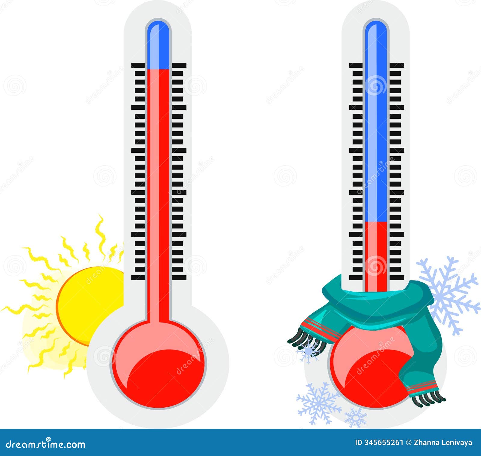 Meteorological Thermometer with Celsius and Fahrenheit Vector ... Meteorological Thermometer with Celsius and Fahrenheit Vector ...