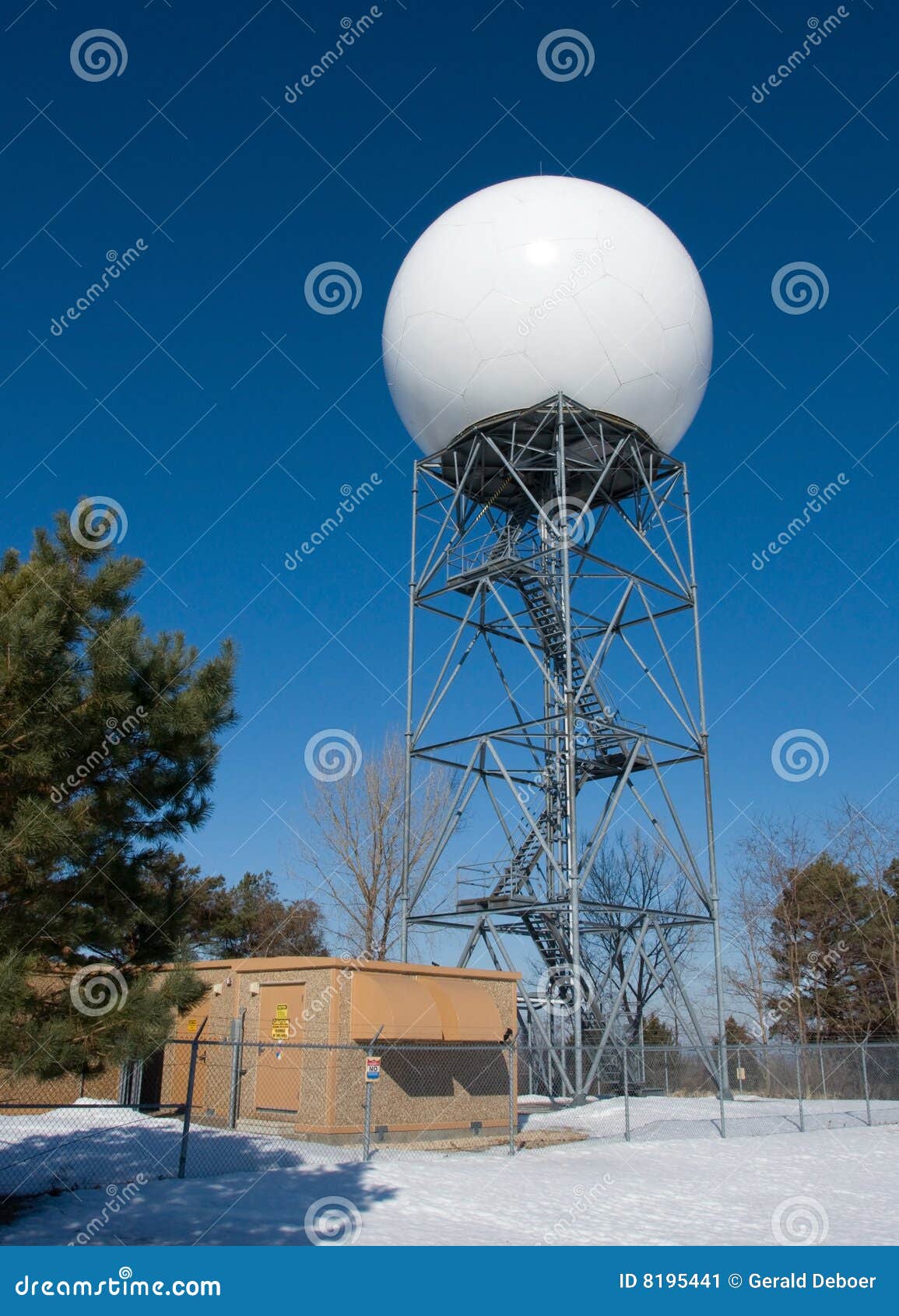 Meteorological Tower stock image. Image of technology - 8195441
