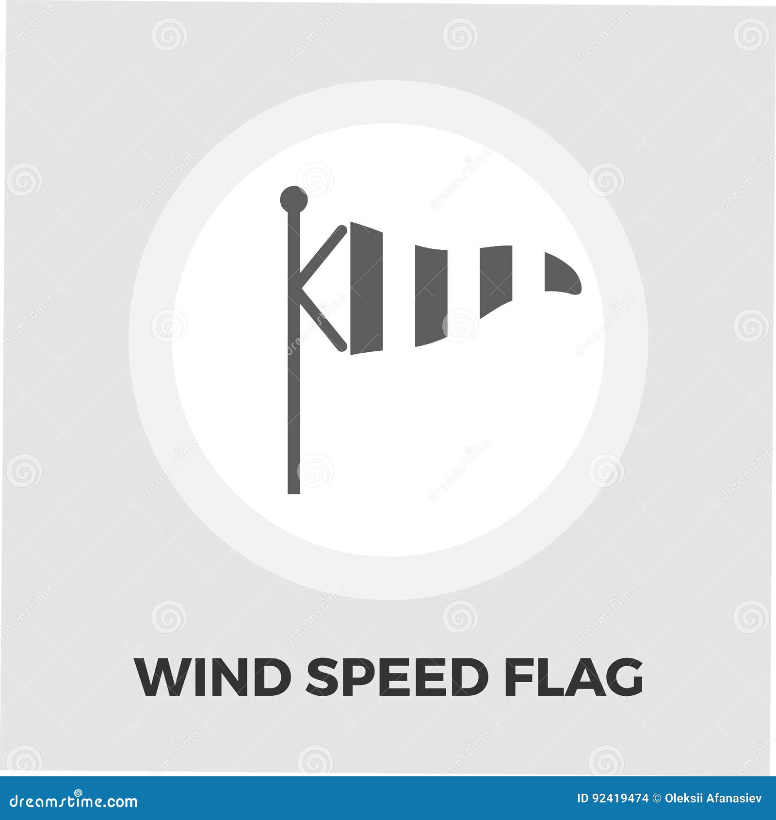 Meteorological Tower Icon Flat Stock Vector - Illustration of weather ...