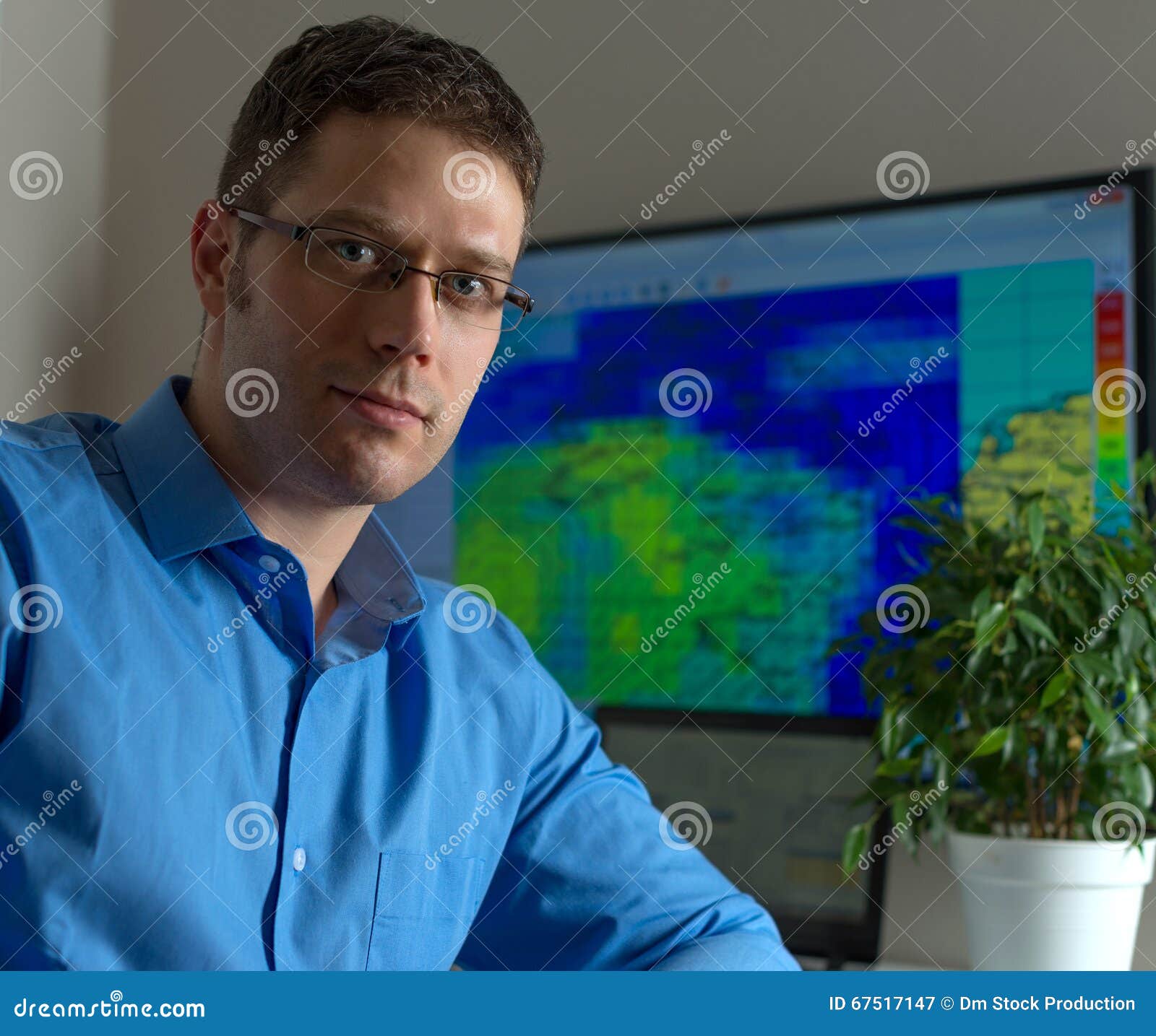 Meteorologist. stock image. Image of caucasian, occupation - 67517147