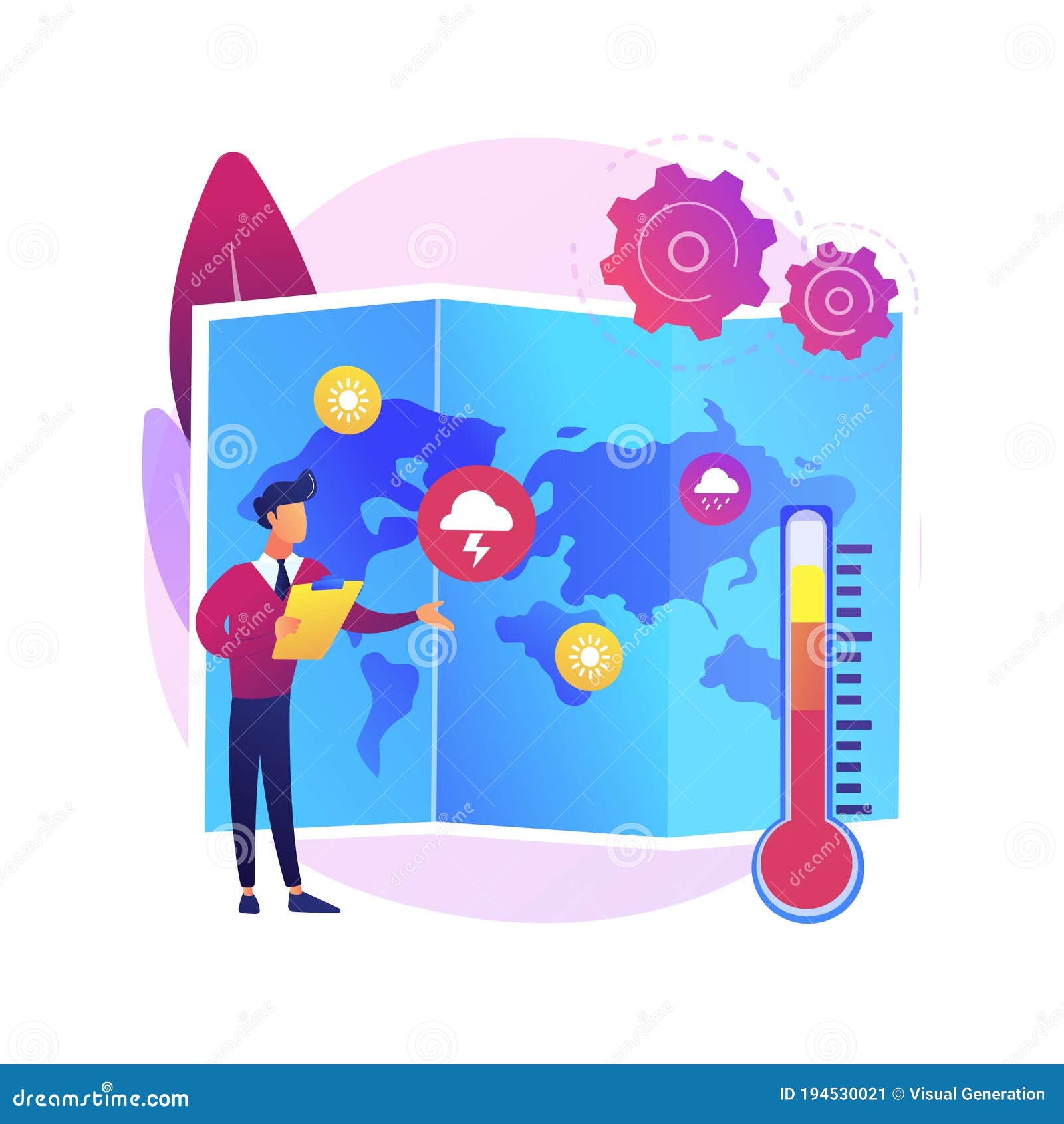 Meteorology Abstract Concept Vector Illustration. Stock Vector ...