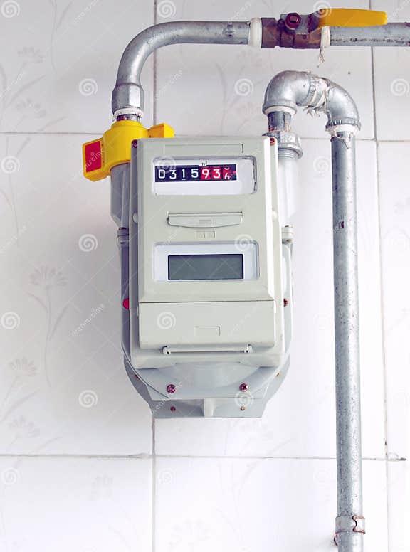 Meter stock photo. Image of dial, flowing, metre, pipeline - 27022562