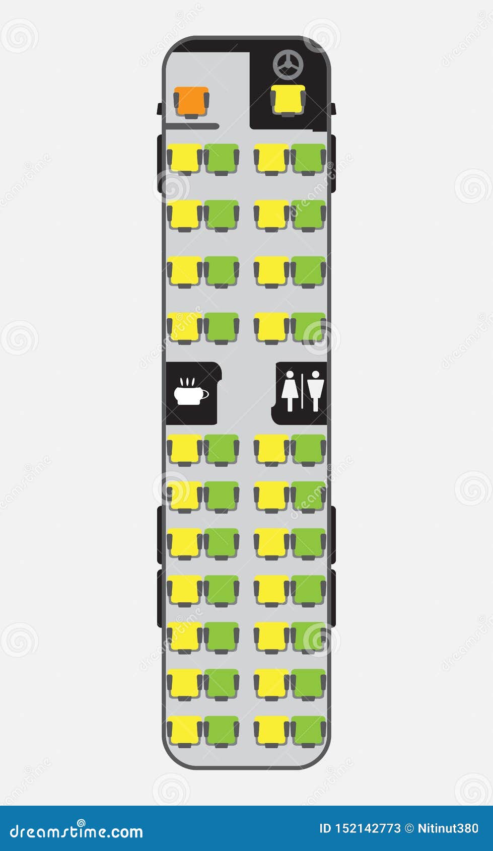 Bus Seat Map Stock Illustrations – 206 Bus Seat Map Stock Illustrations ...