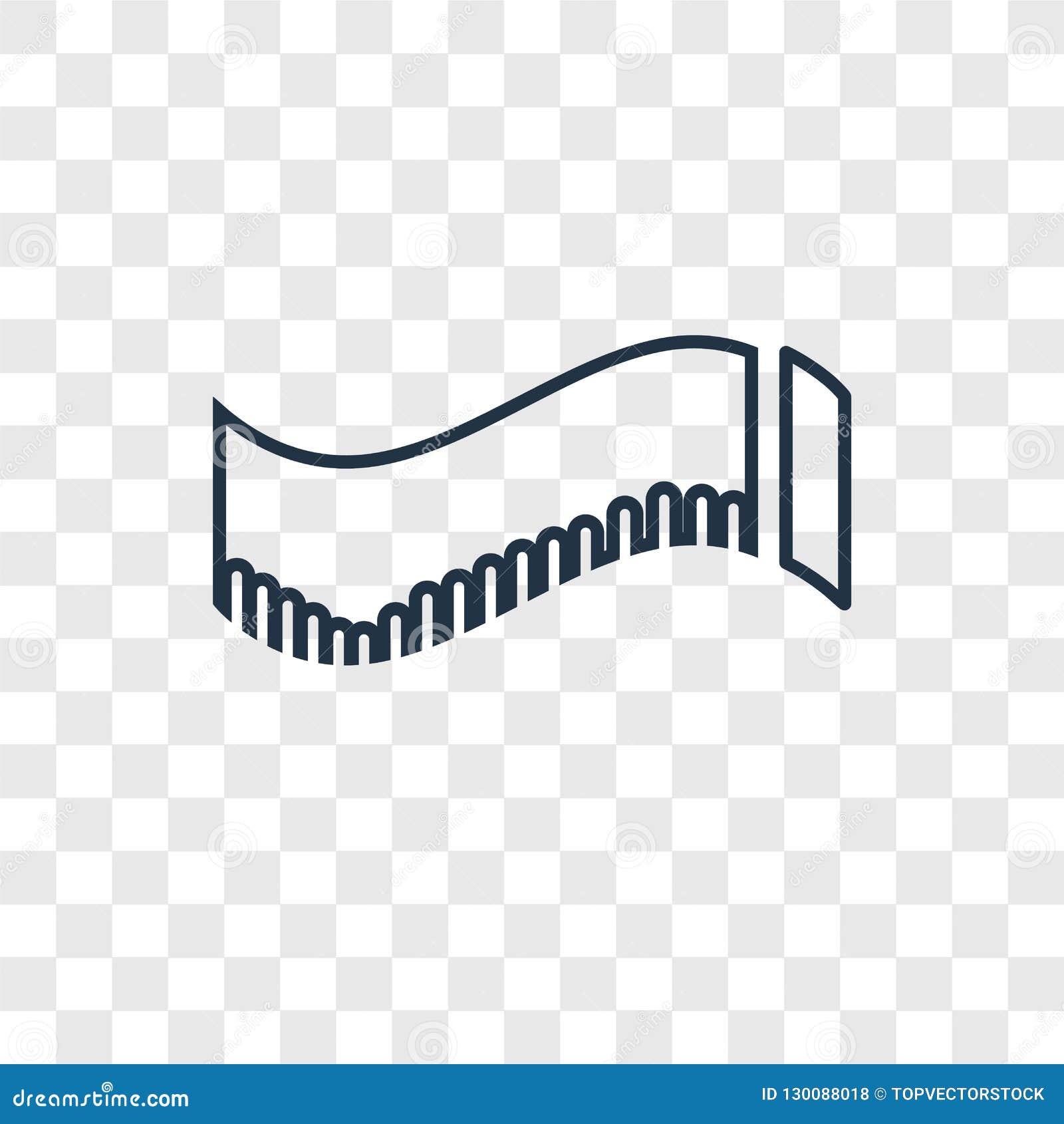 Meter Concept Vector Linear Icon Isolated on Transparent Background ...