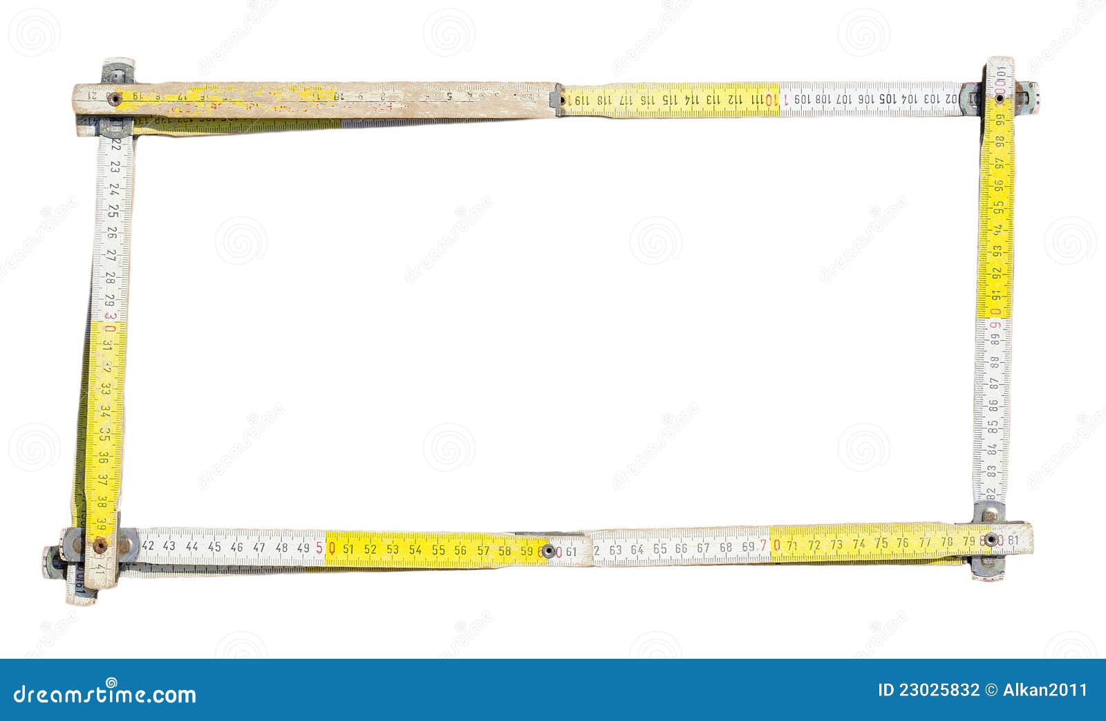 Meter frame on white stock photo. Image of meter, rectangular - 23025832