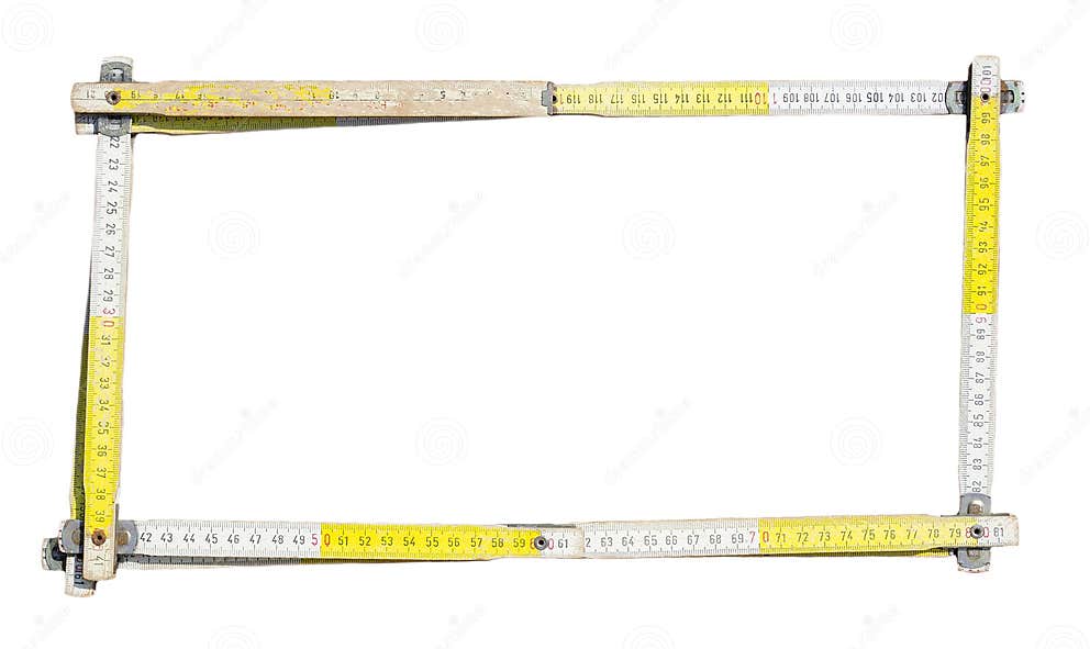 Meter frame on white stock photo. Image of meter, rectangular - 23025832
