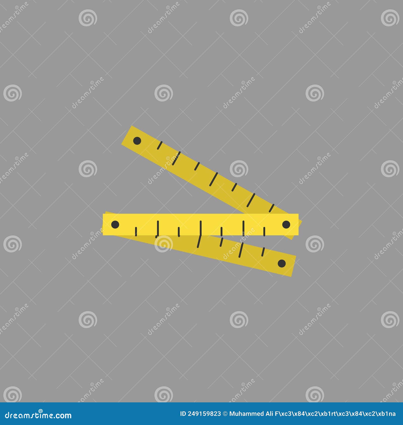 Meter Icon. Construction Concept Cartoon. - Vector Stock Vector ...