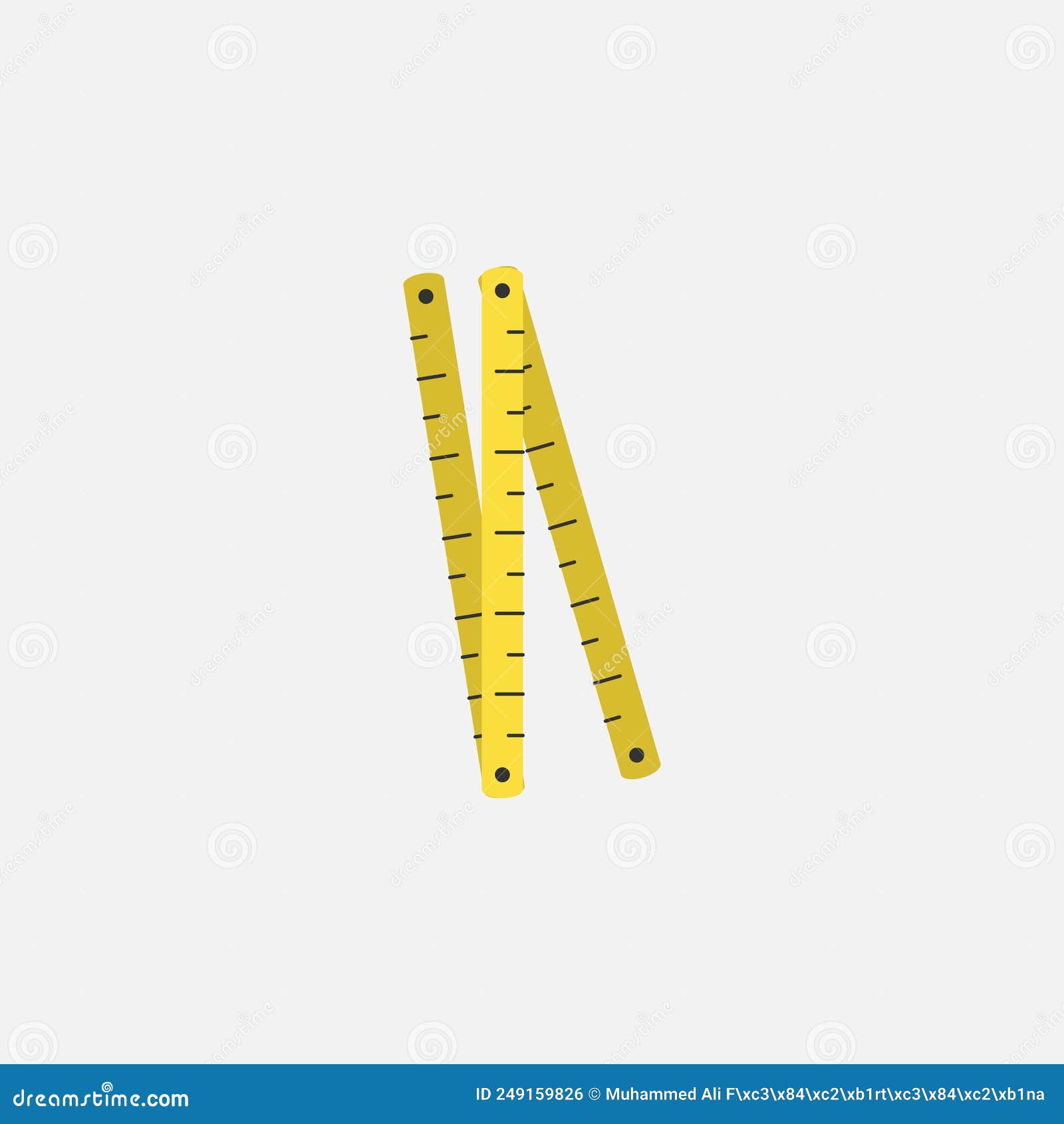 Meter Icon. Construction Concept Cartoon. - Vector Stock Vector ...