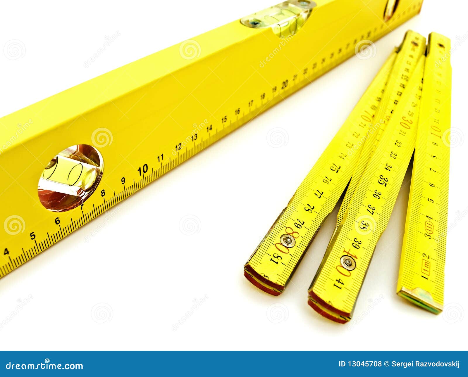 Meter and level stock photo. Image of long, metric, architect - 13045708