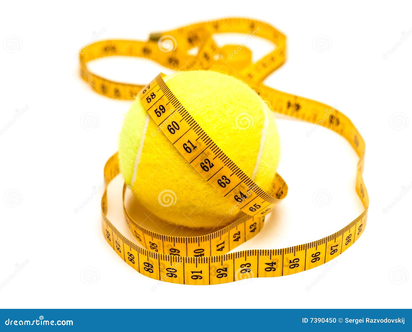 Meter over tennis-bal stock photo. Image of accuracy, centimeter - 7390450