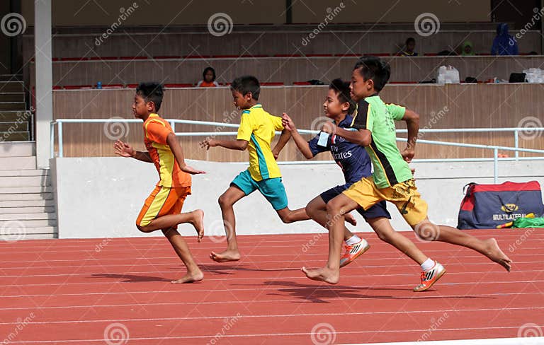 100 meter run editorial stock photo. Image of indonesia - 67836688