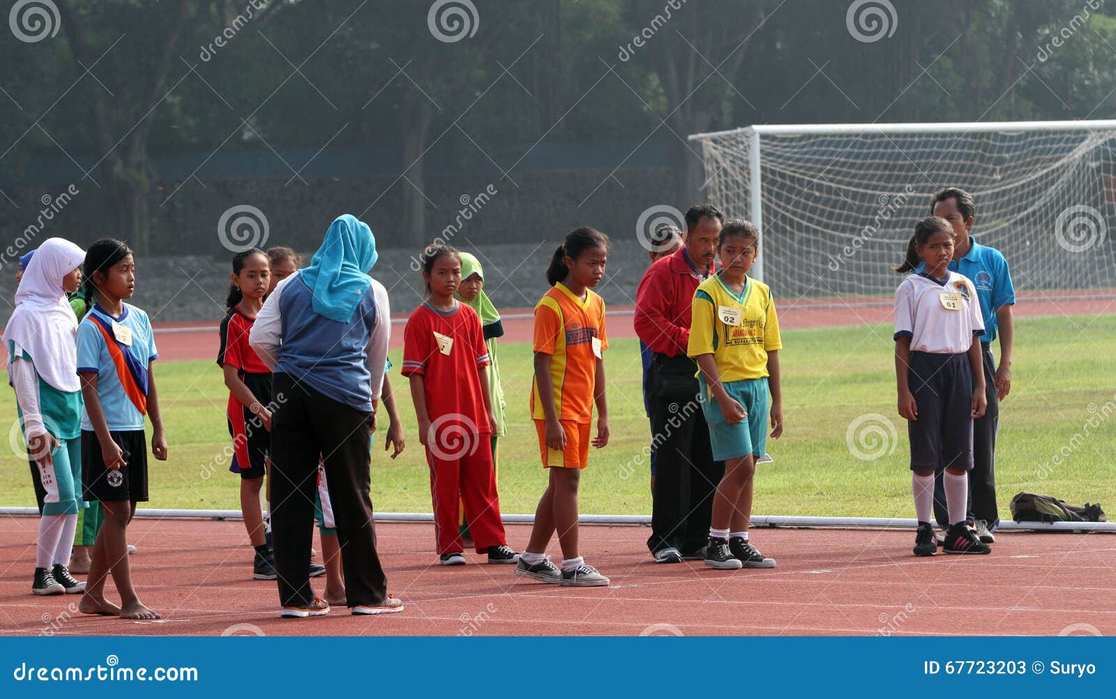 50 meter run editorial stock photo. Image of indonesia - 67723203