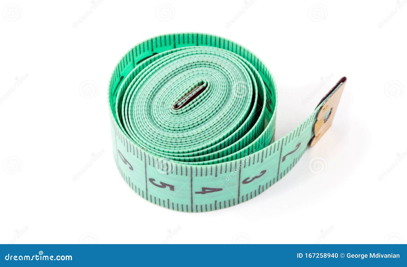 Meter Tape Isolated on the White Stock Photo - Image of accuracy ...
