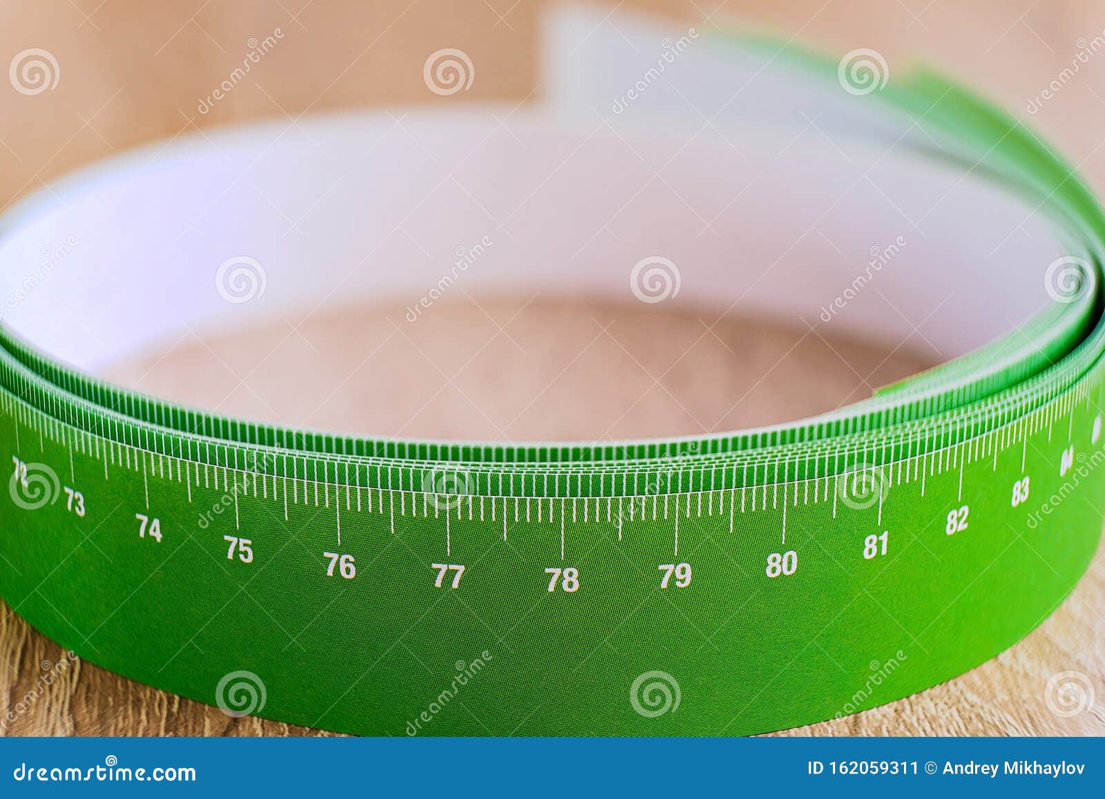 Meter Tape for Measuring Rolled into a Roll, on a Light Background ...