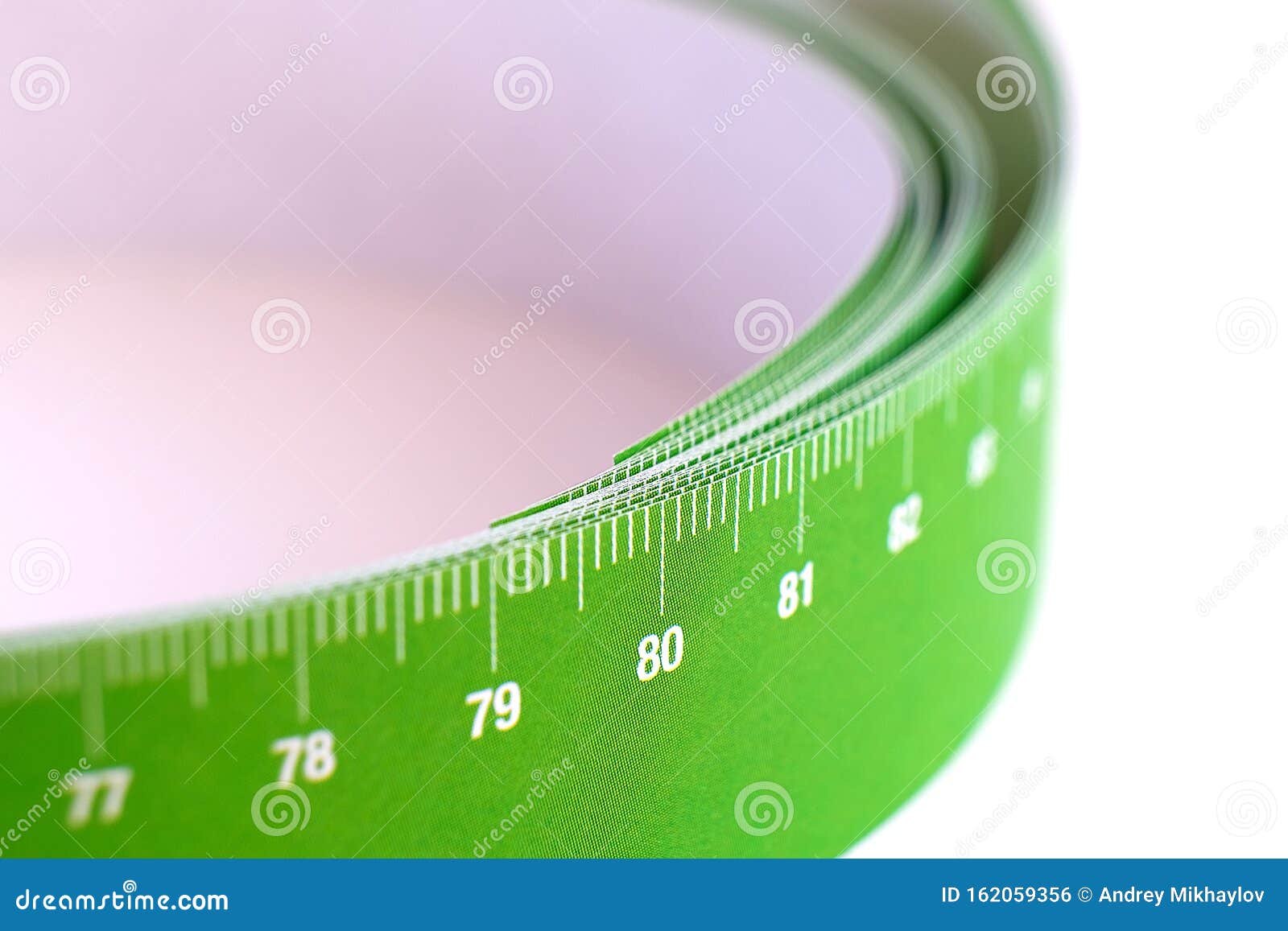 Meter Tape for Measuring Rolled into a Roll, on a Light Background ...