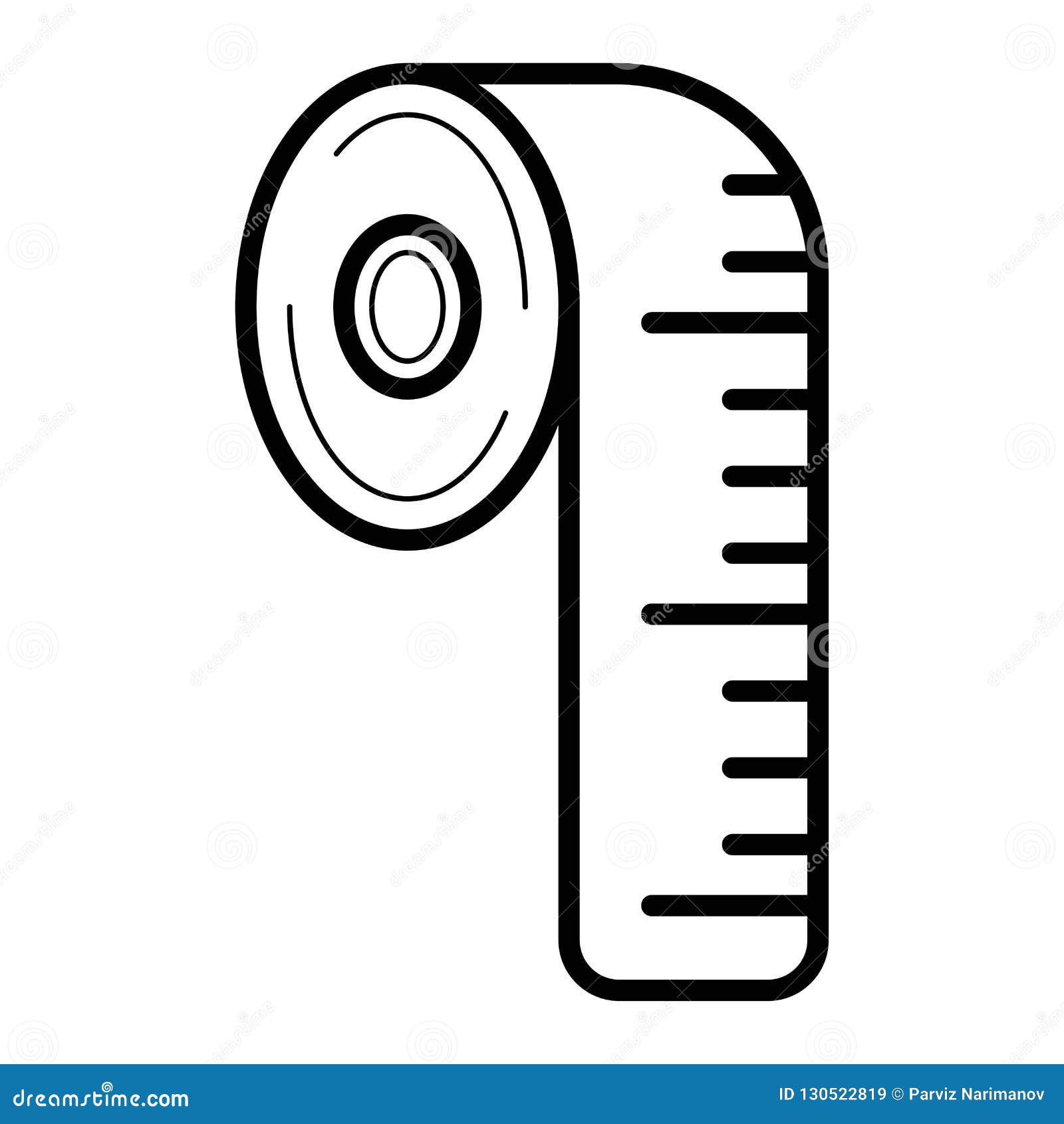 Meter vector icon stock illustration. Illustration of tailor - 130522819