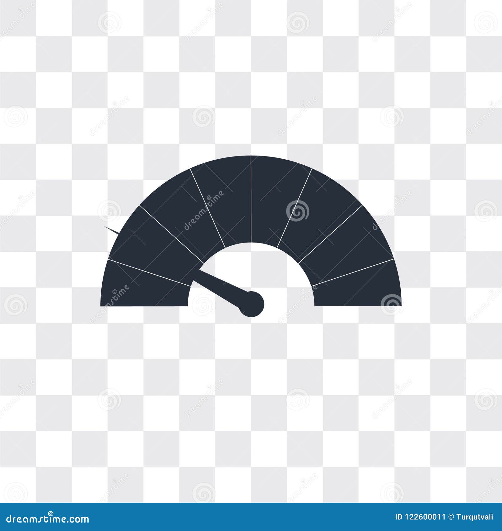 Meter Vector Icon on Transparent Background, Meter Logo Design Stock ...