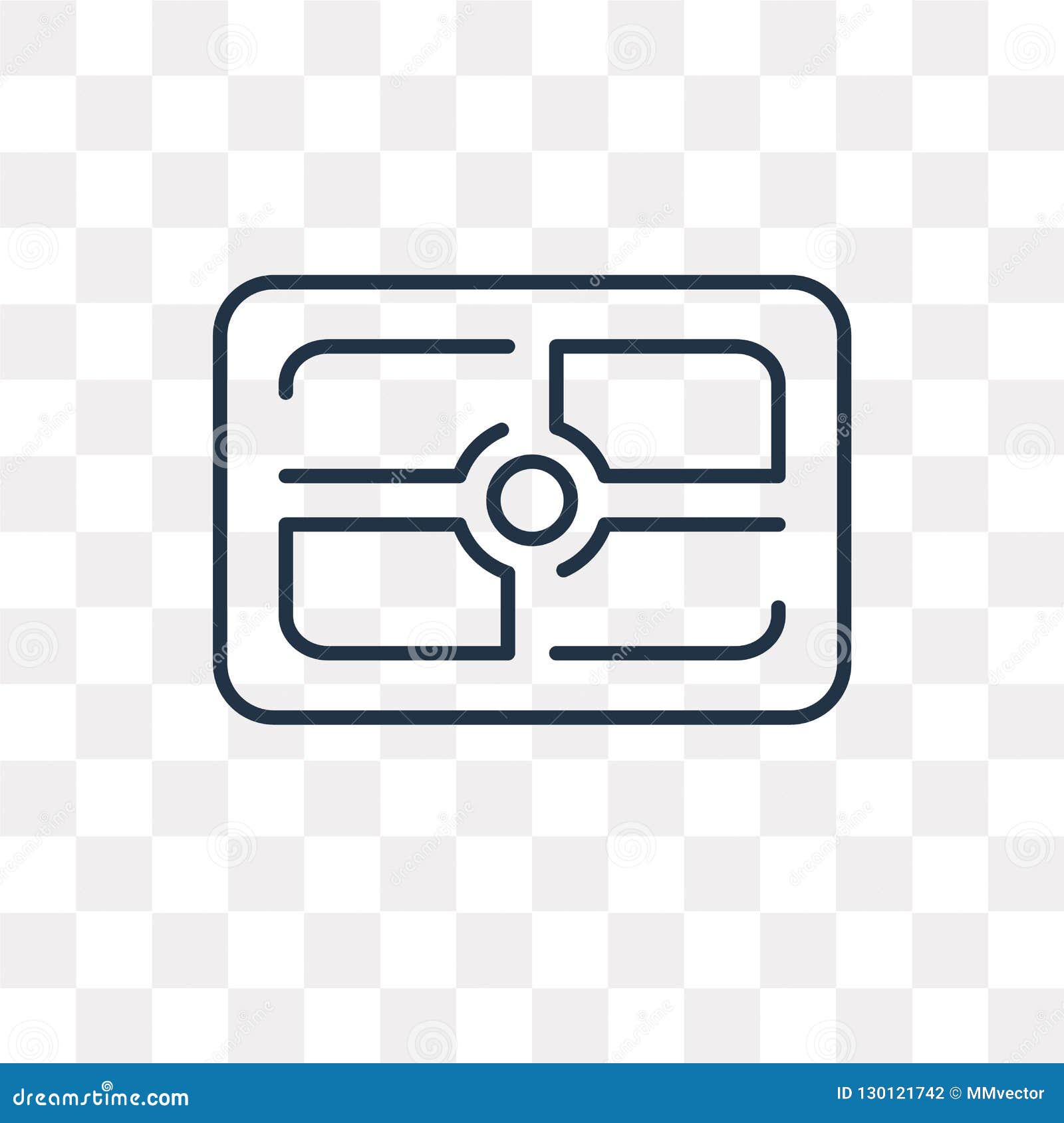 Metering Vector Icon Isolated On Transparent Background, Linear ...