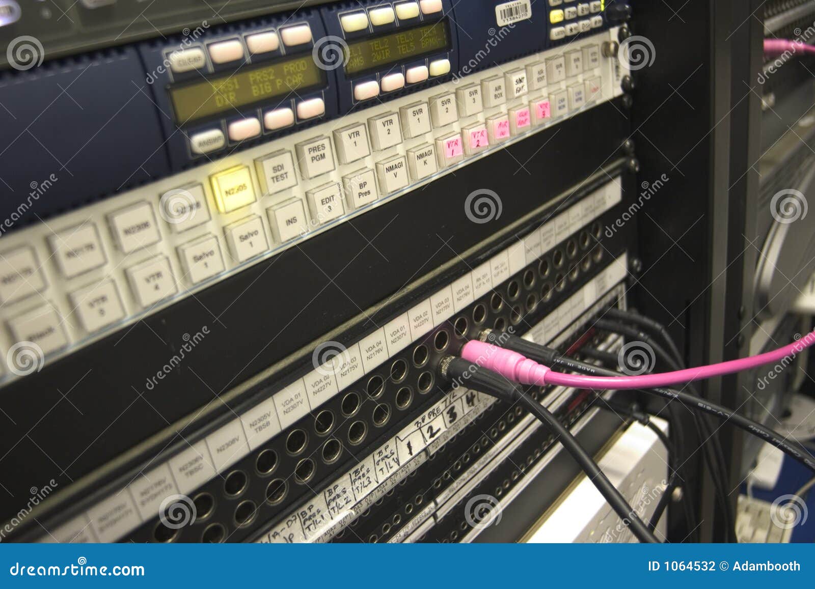 Meters and Cables stock photo. Image of connentions, electronics - 1064532