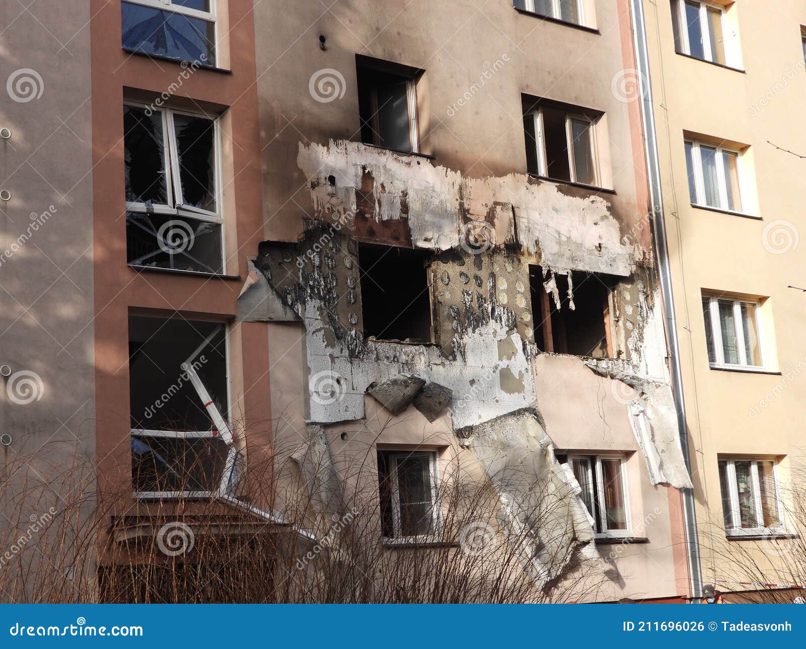 Meth lab after explosion 1 stock photo. Image of thugs - 211696026