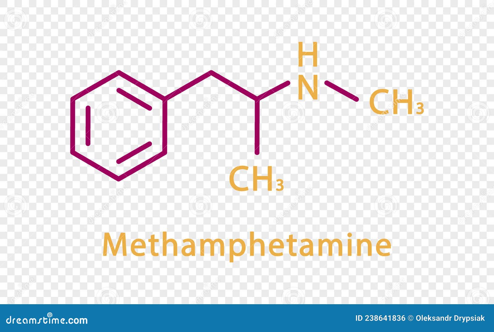 Methamphetamine Chemical Formula. Methamphetamine Structural Chemical ...