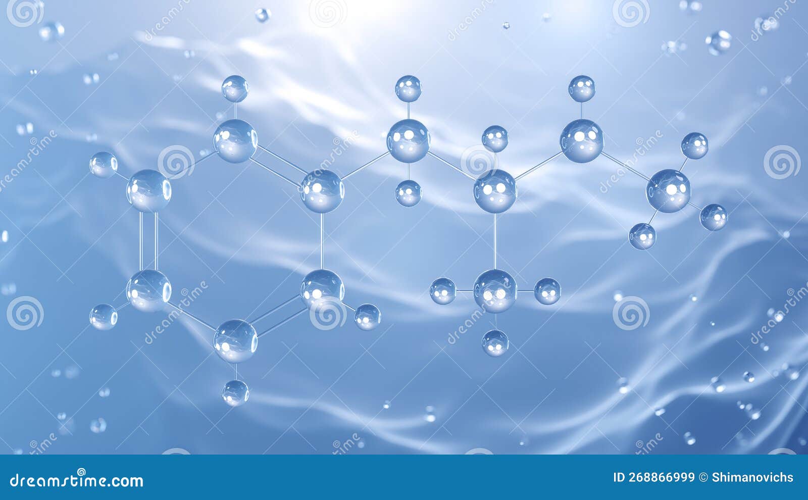 Methamphetamine Molecular Structure, 3d Model Molecule, Cns Stimulant ...
