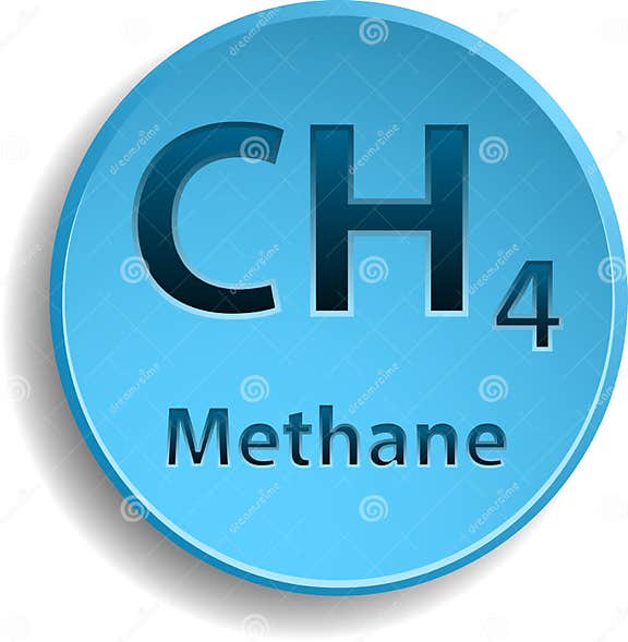 Methan vektor abbildung. Illustration von molekular, bild - 38760021