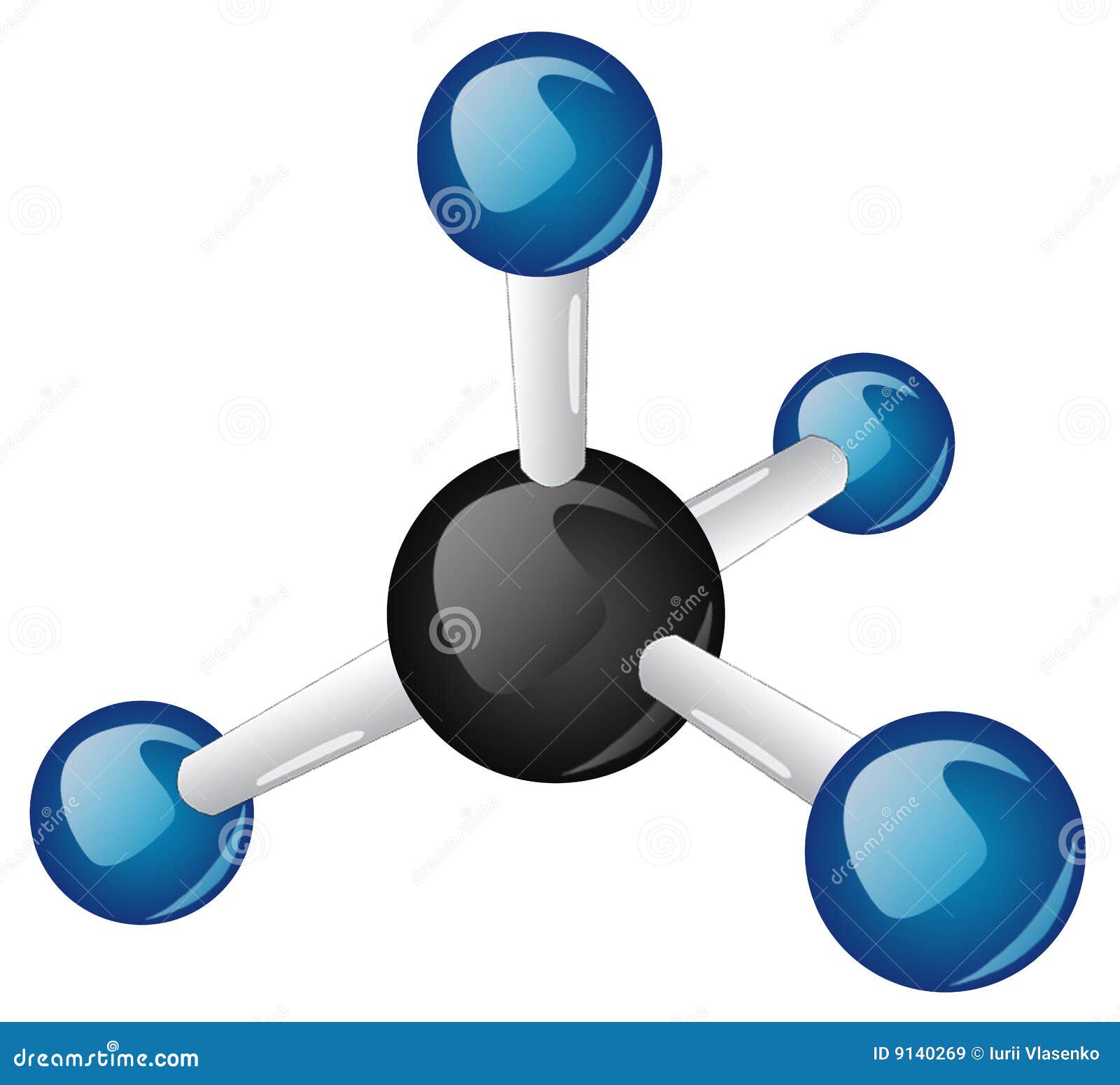 Methan stock abbildung. Illustration von konzepte, chemie - 9140269
