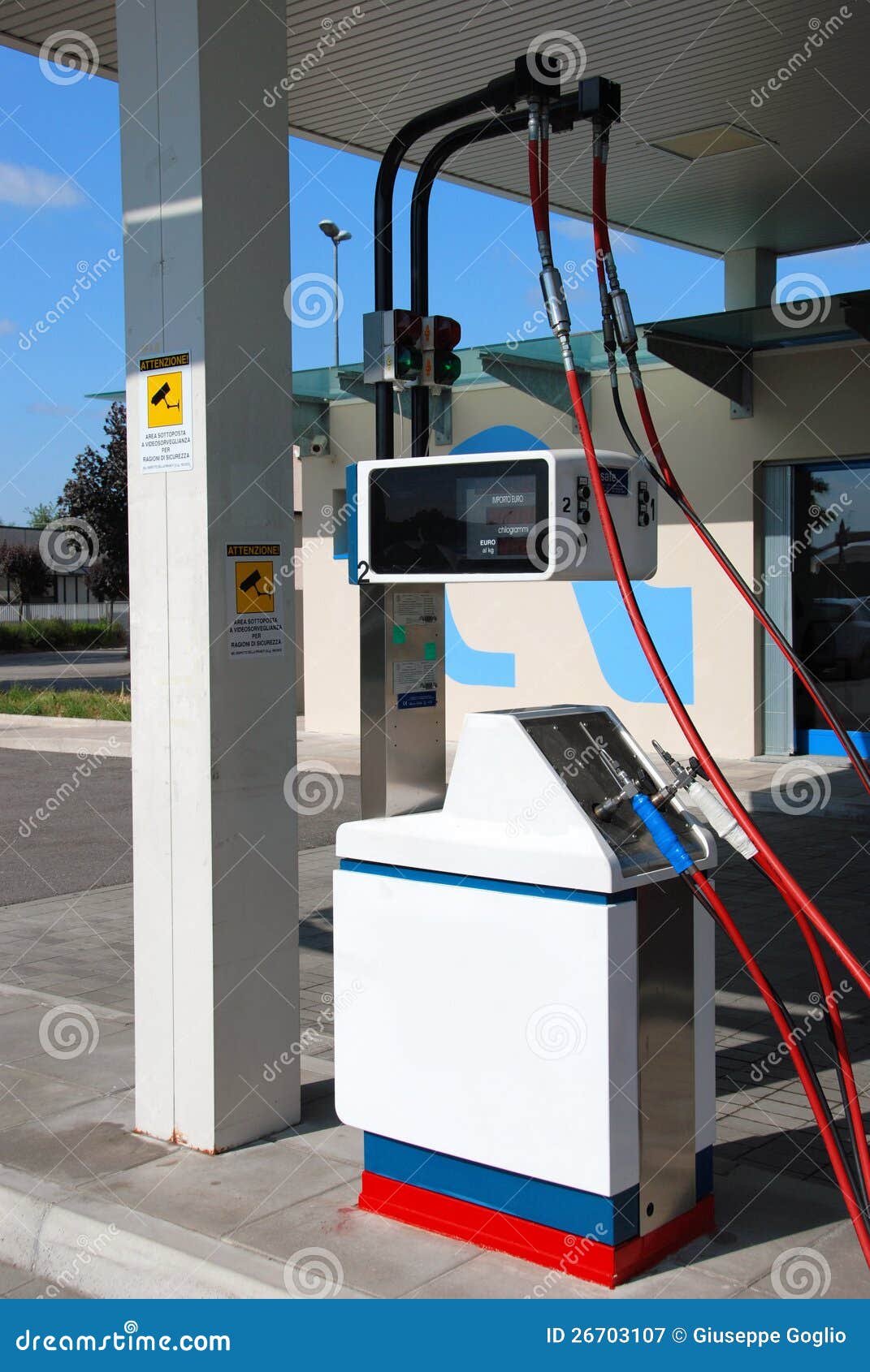 Methane car station stock image. Image of pump, transport - 26703107