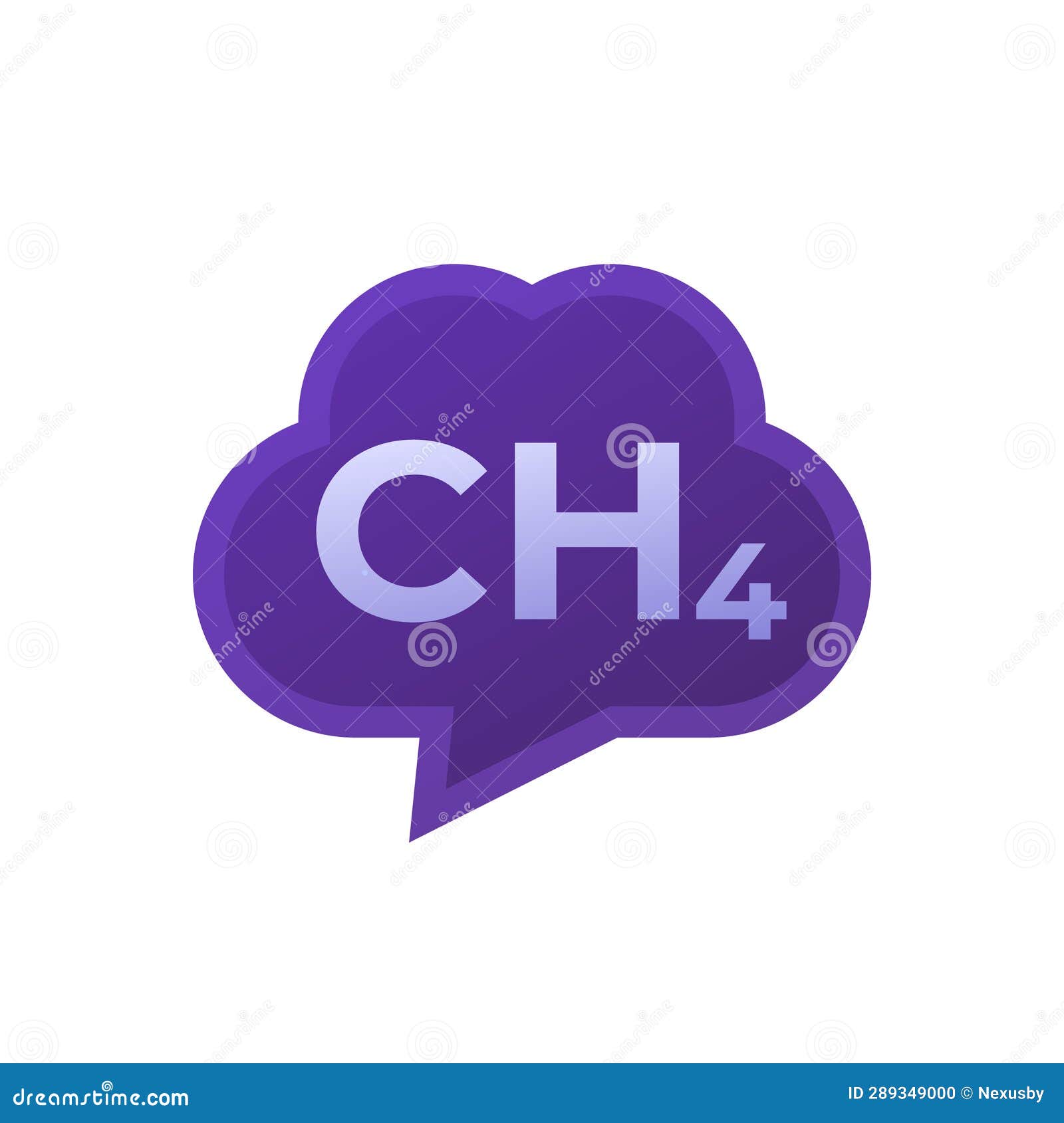 Methane Emissions, CH4 Gas Icon, Vector | CartoonDealer.com #289349000