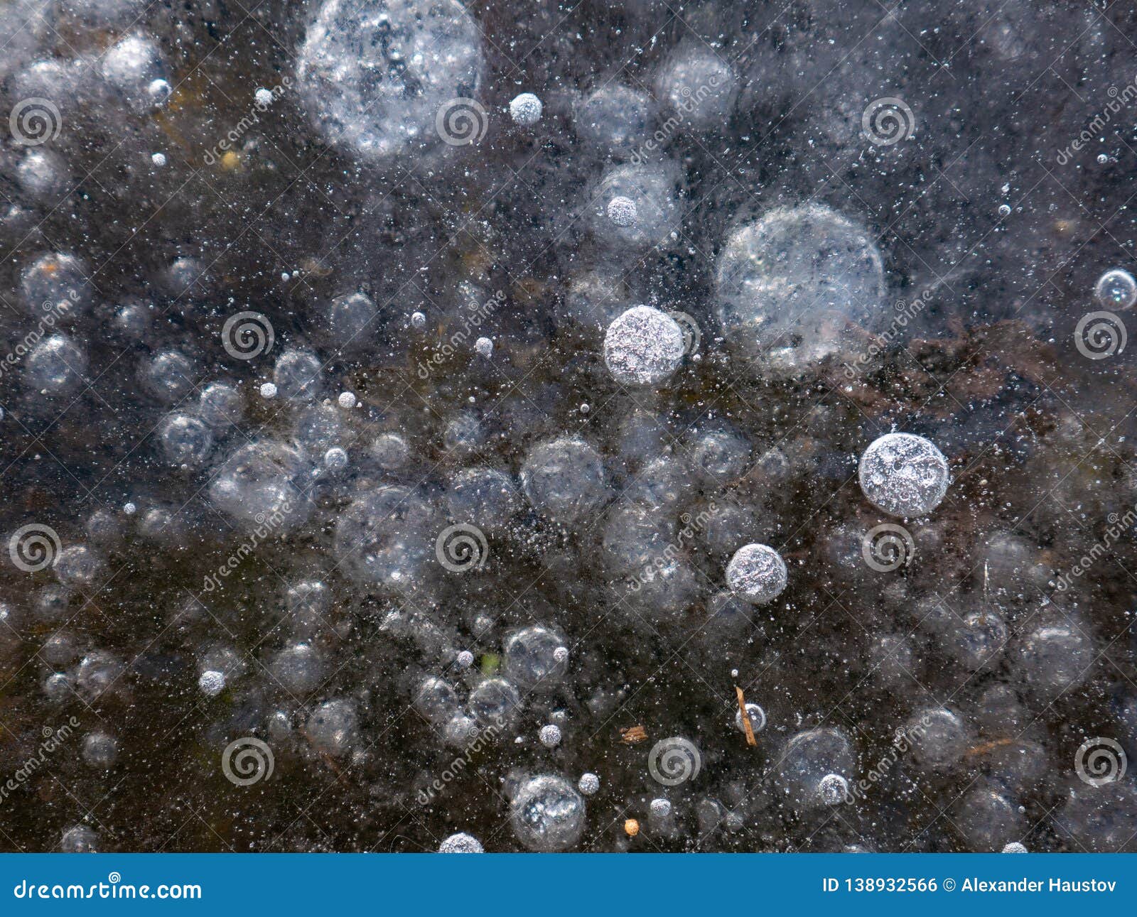 Methane Gas Bubbles
