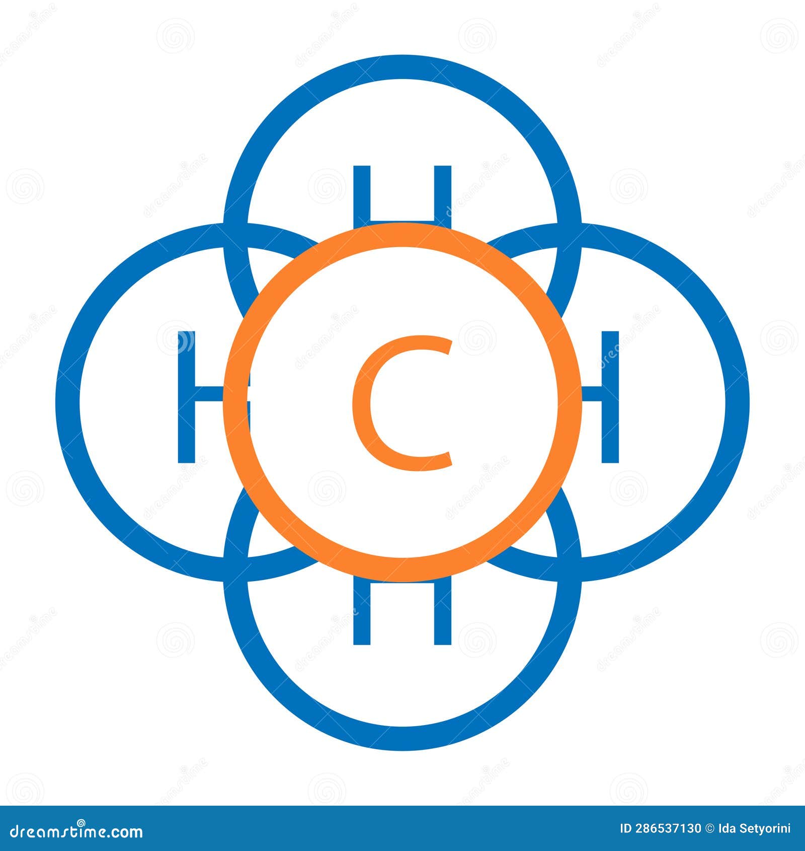 Methane Molecule Icon Vector Stock Illustration - Illustration of ...