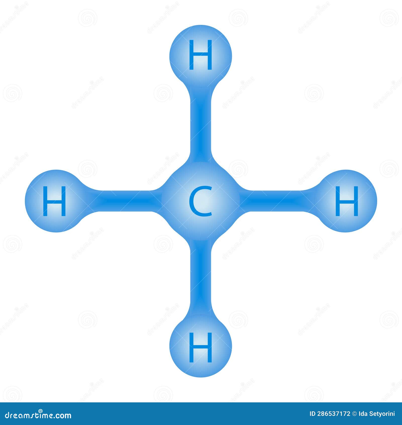 Methane Molecule Icon Vector Stock Illustration - Illustration of shape ...