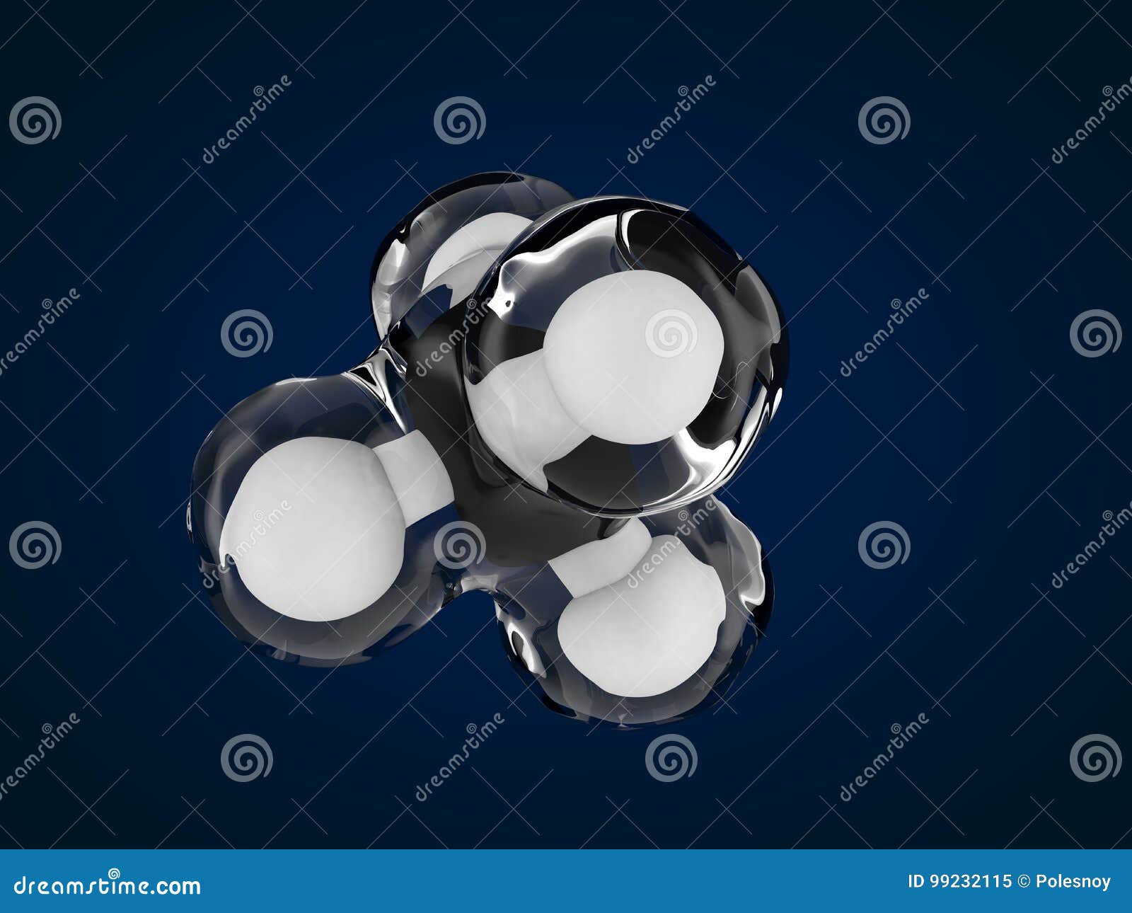 3D Image Of Methane Skeletal Formula Stock Photo | CartoonDealer.com ...