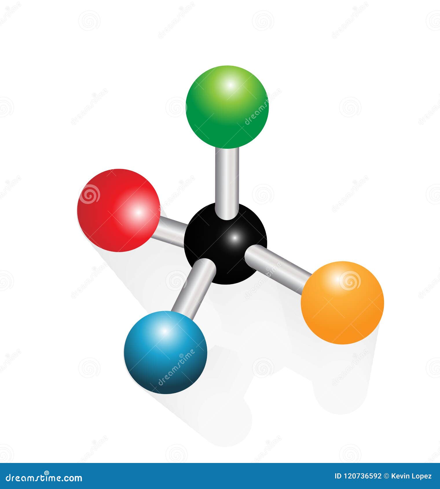 Methane Molecule Vector Icon Stock Vector - Illustration of computer ...