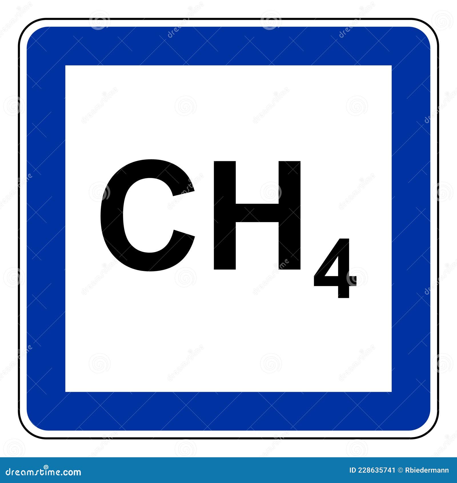 Warning Methane Hazard Symbol Sign, Vector Illustration, Isolate On ...