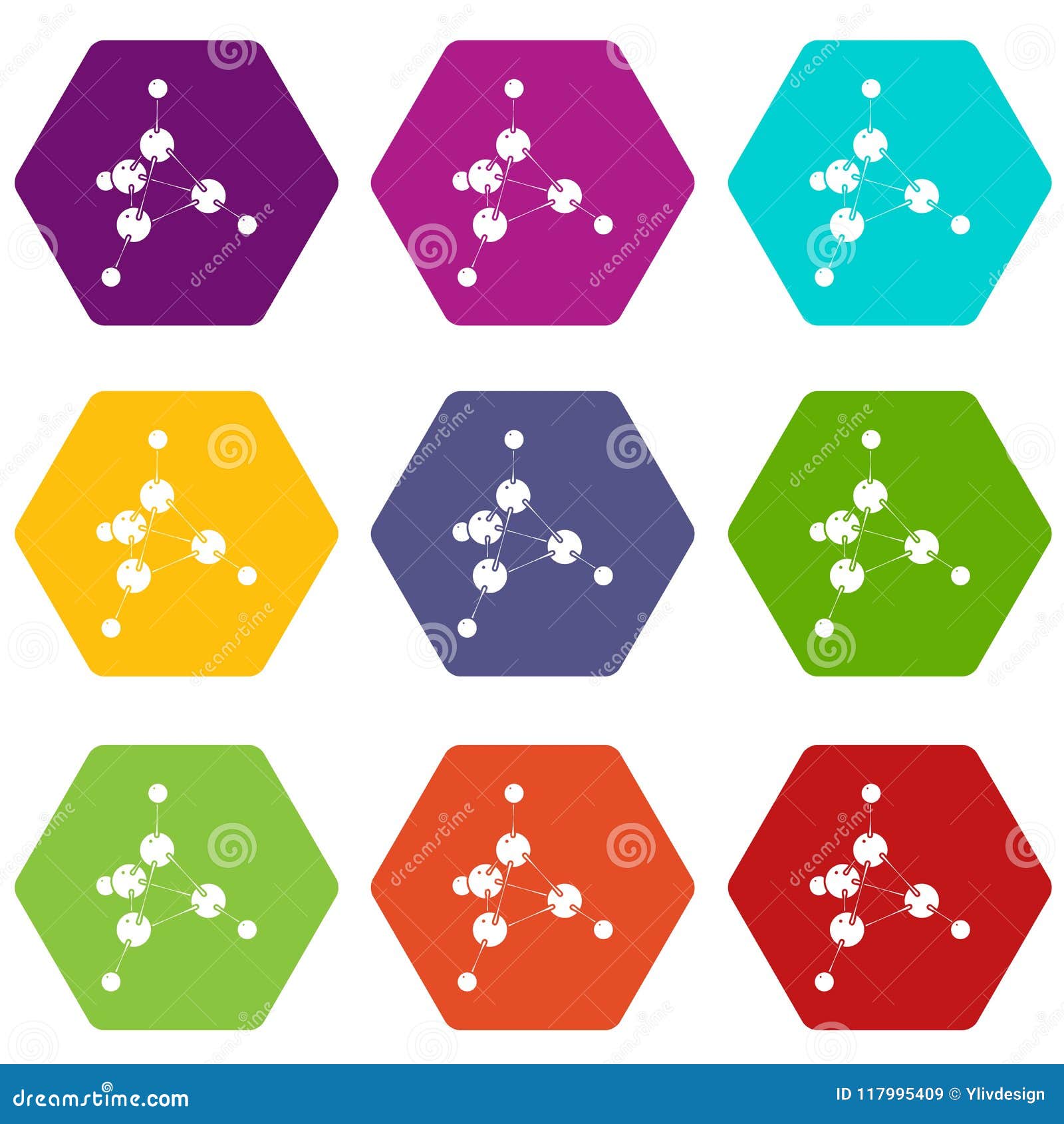Methanol Icons Set Vector Color | CartoonDealer.com #152354174