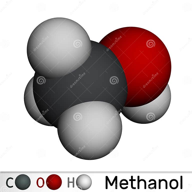 Methanol, Methyl Alcohol, Molecule. Sugar Substitute and E951 Molecular ...