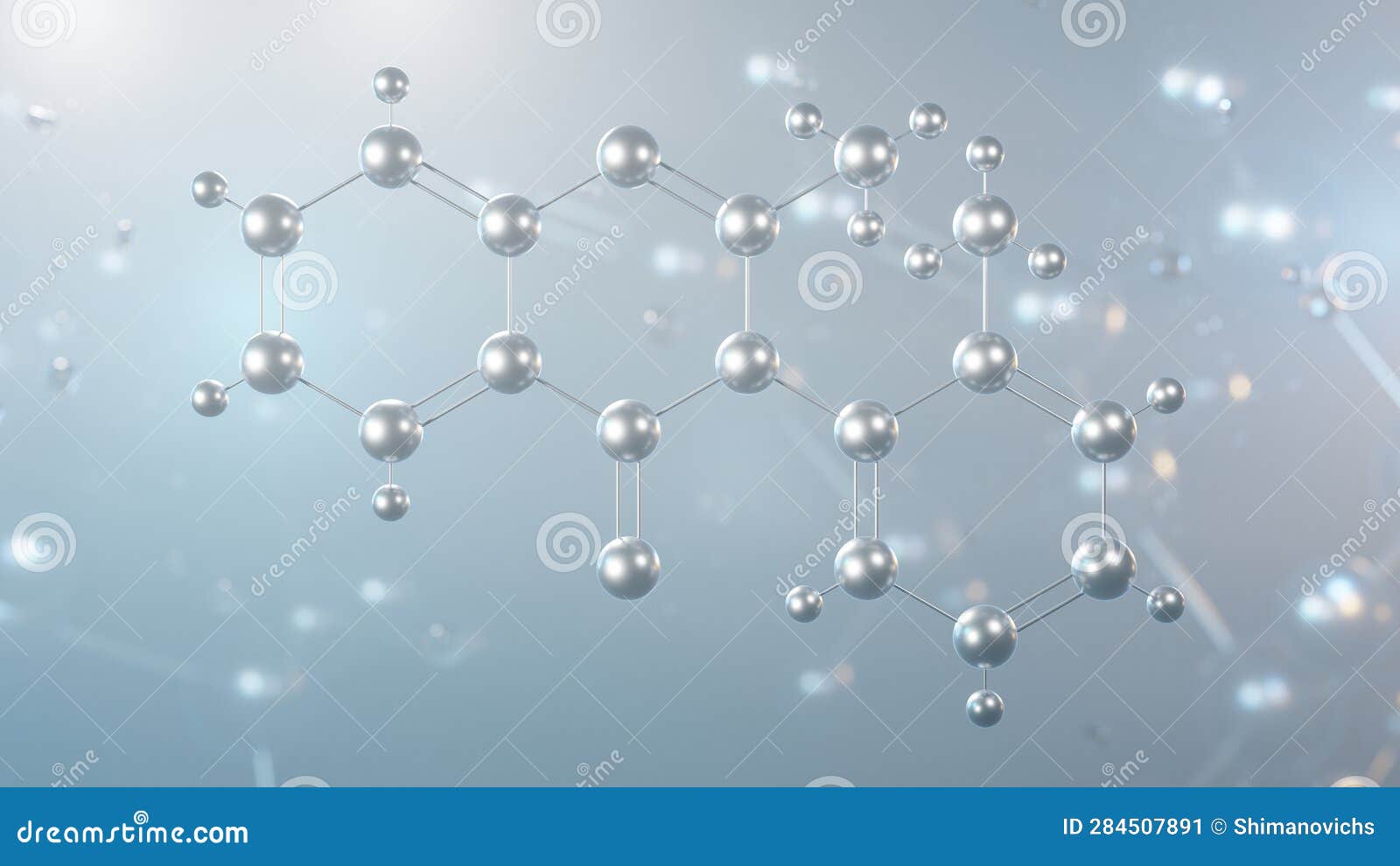 Methaqualone Molecular Structure, 3d Model Molecule, Hypnotic Sedative ...