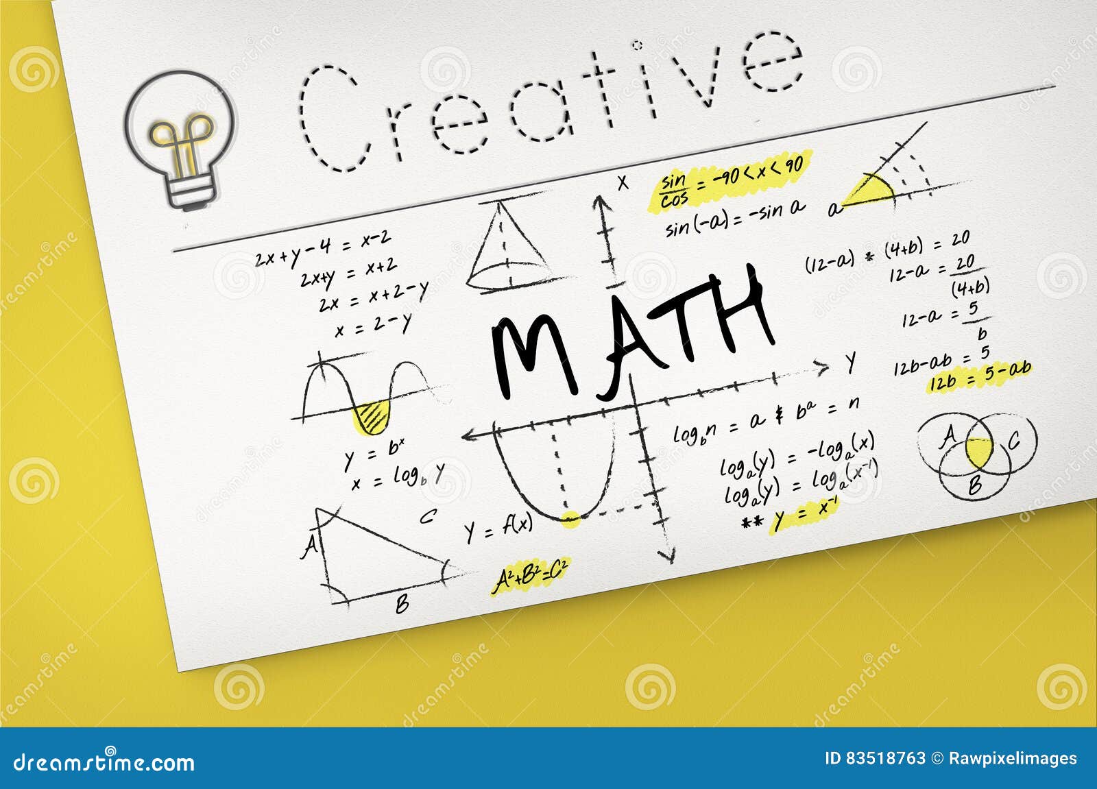 Methematics Math Algebra Calculus Numbers Concept Stock Image - Image ...