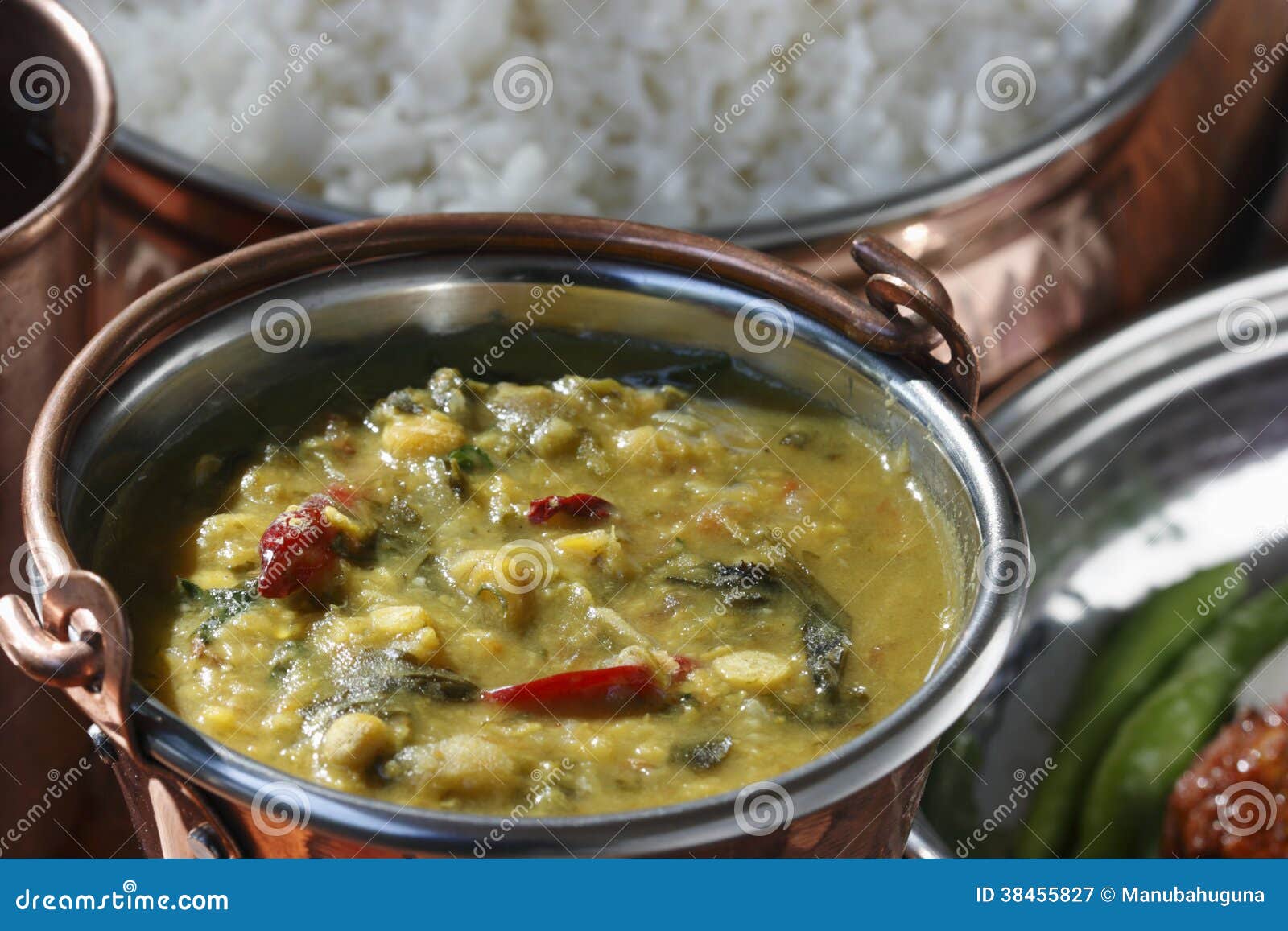 Methi Moong Daal is a Delicacy Dish from North India Stock Image ...