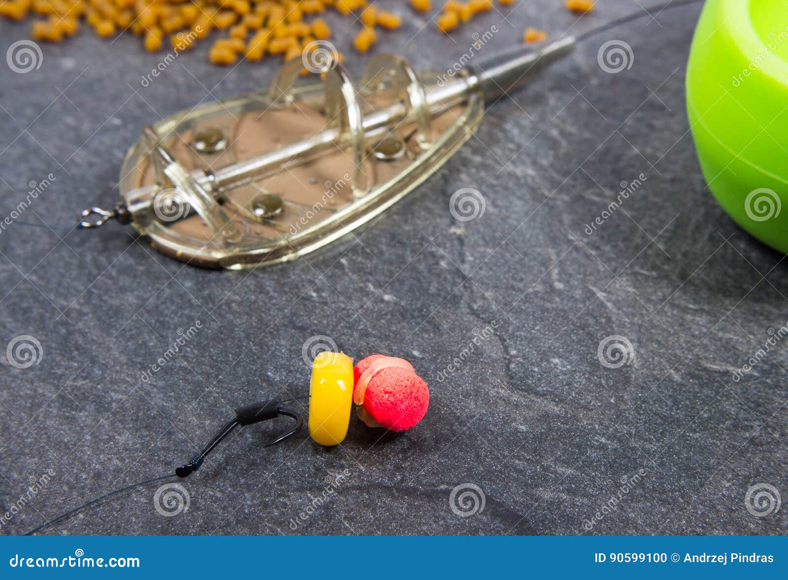 Method Feeder -fishing Tips for Fishing. Stock Photo - Image of group ...