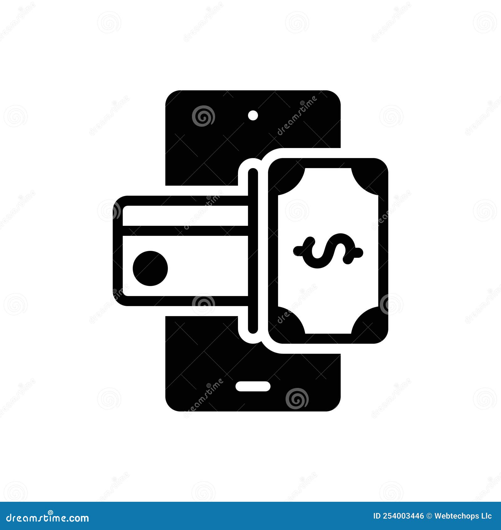 Black Solid Icon for Method, Payment and Atm Stock Illustration - Illustration of silhouette ...