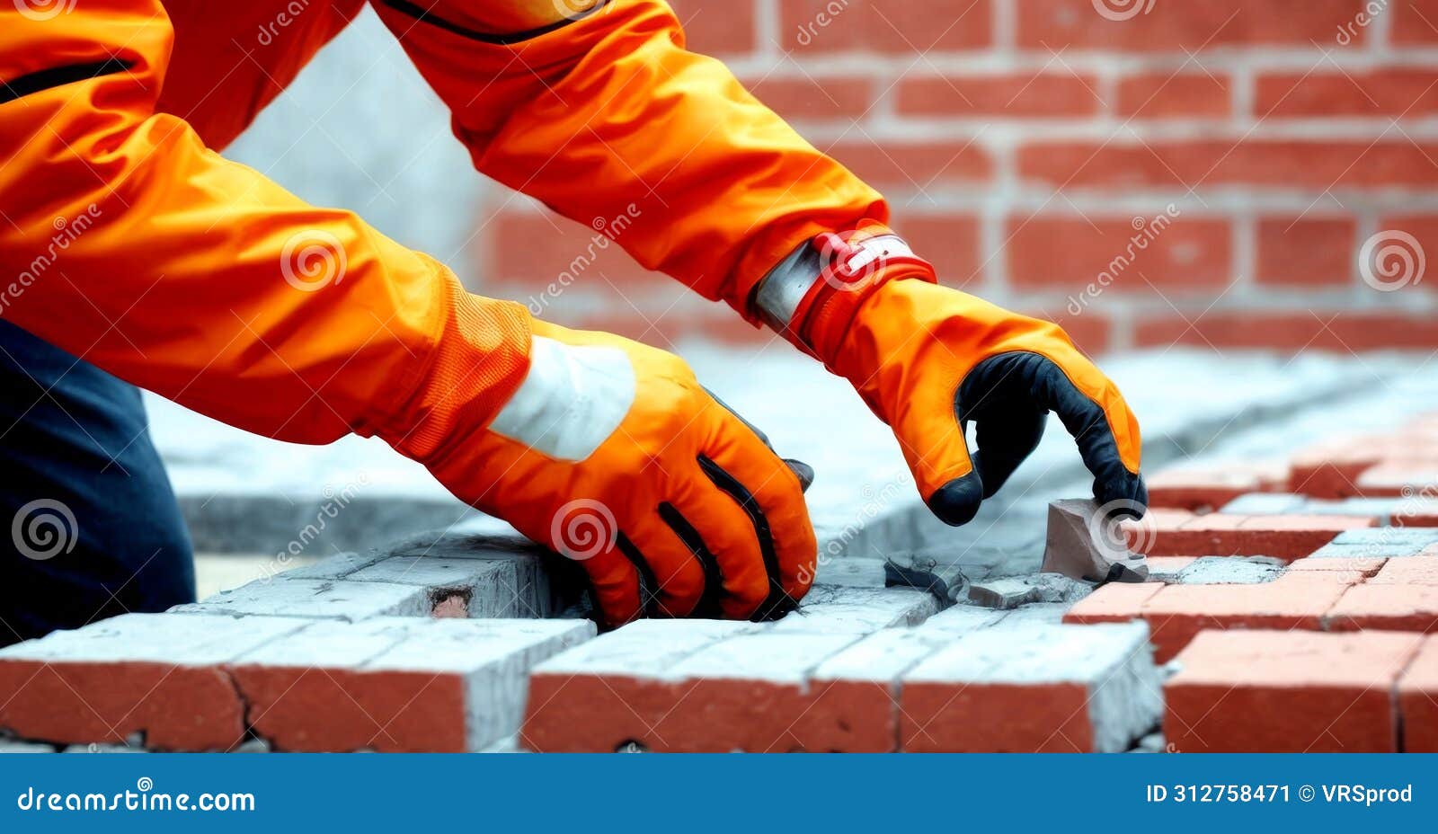 Methodical Masonry Work stock image. Image of workmanship - 312758471